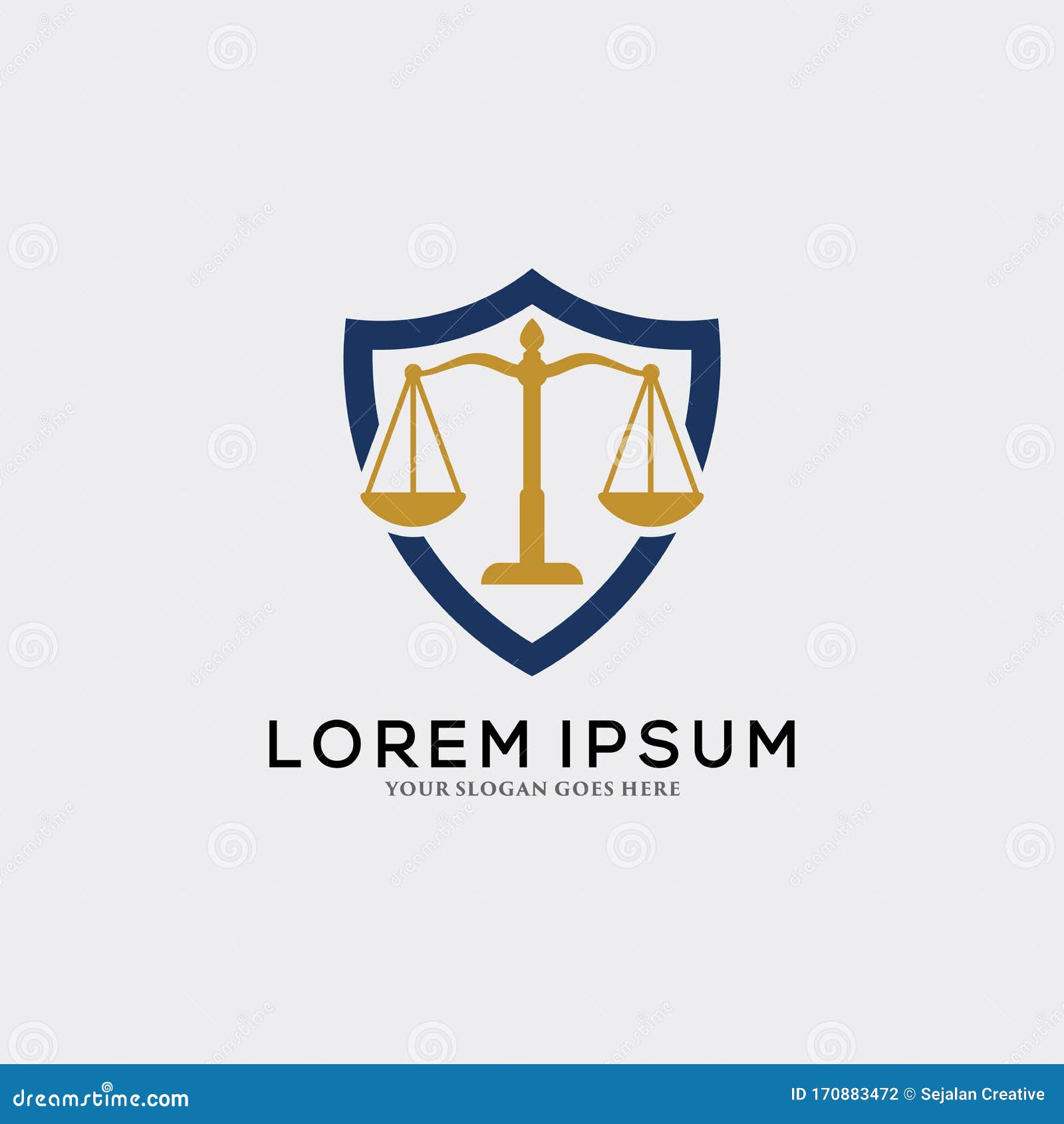 Legal logo Template Design stock vector. Illustration of jury - 170883472