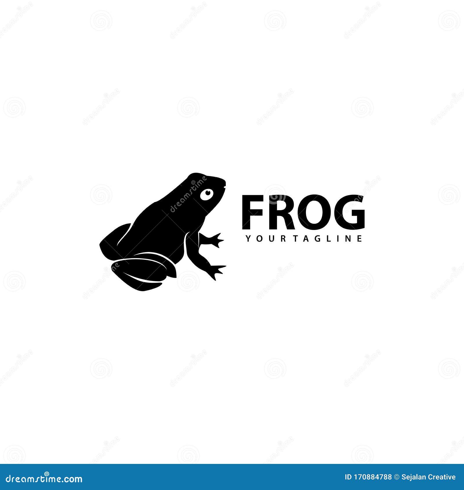 Frog logo vector stock vector. Illustration of nature - 170884788