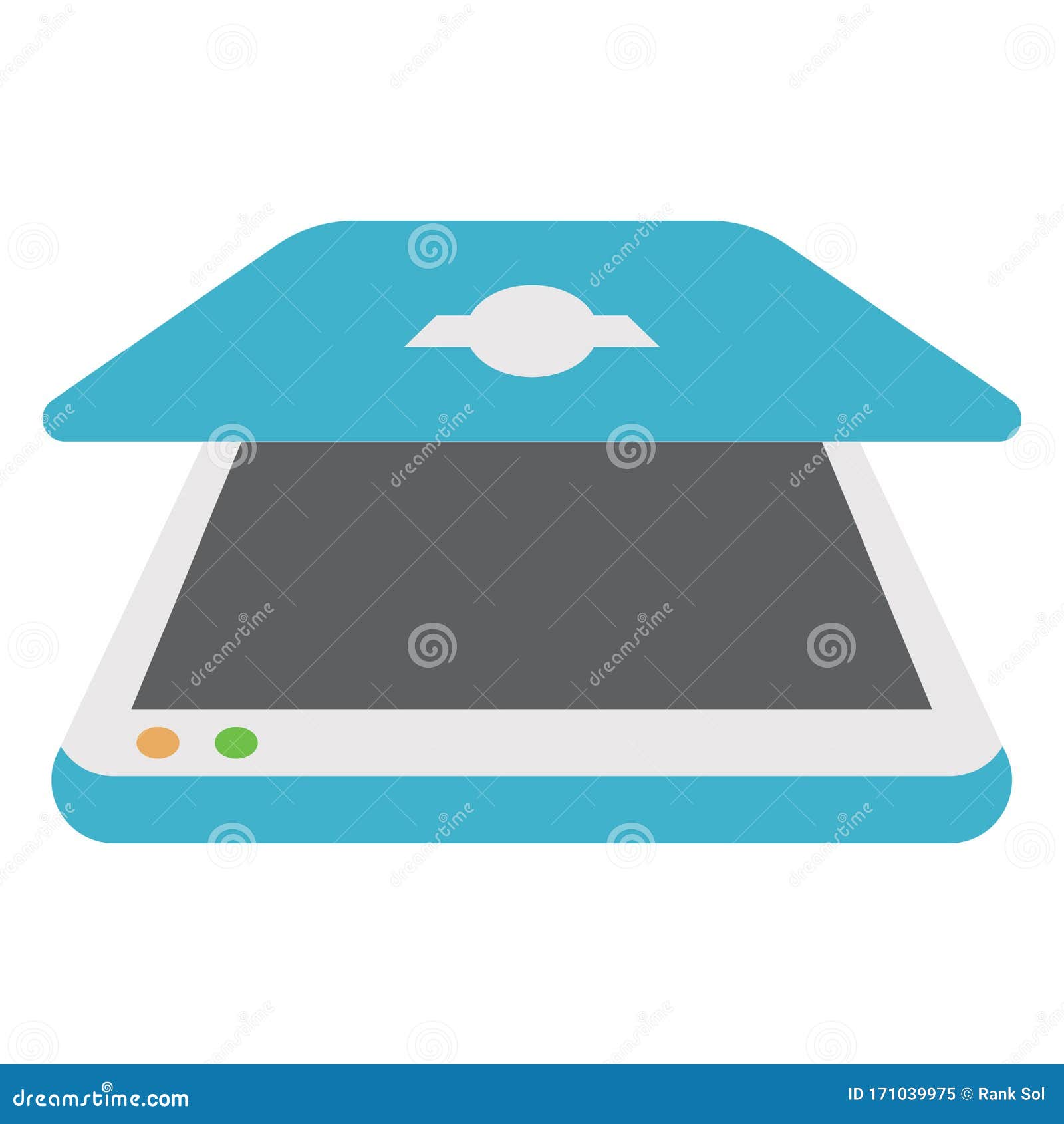 Basic RGB Equipment, Paper Scanner Color Vector Icon You Can Edit or ...