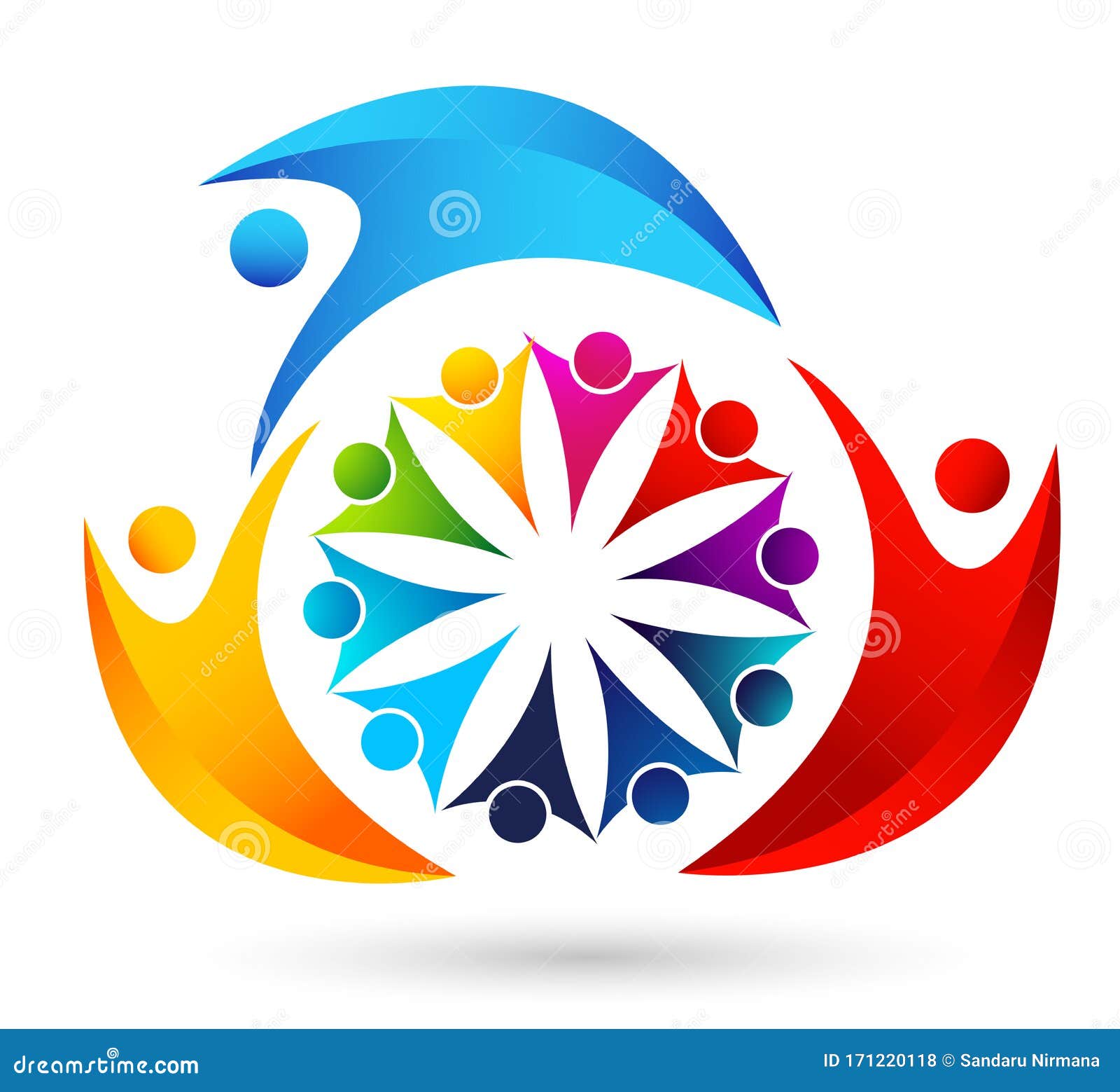 People Globe Team Work Logo Partnership Education Celebration Group ...