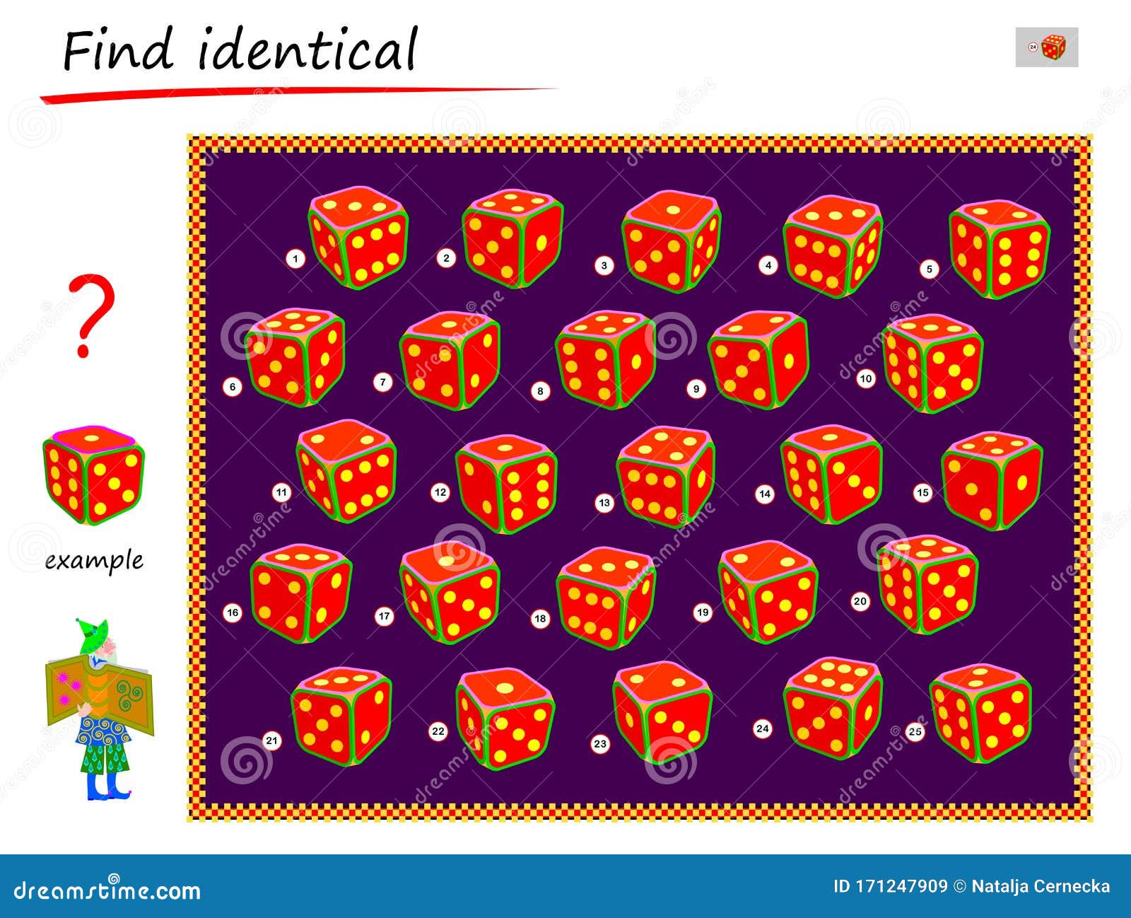 Dice Of God. Dice With The Same Denomination In Space Illustration ...