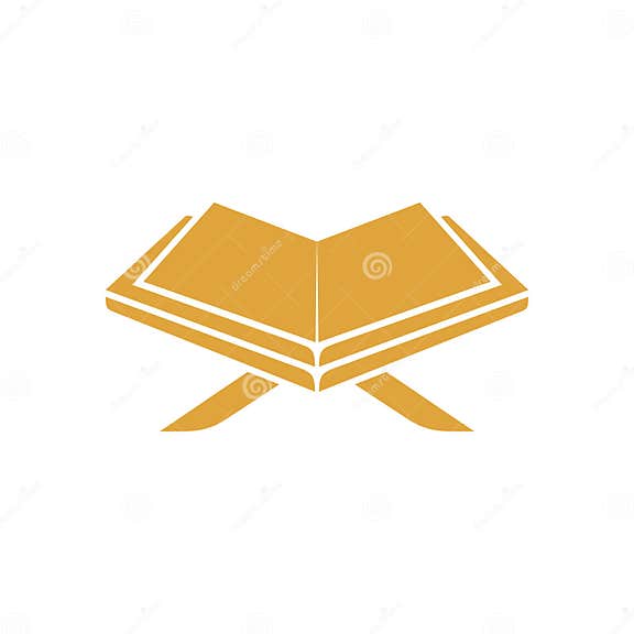 Al Quran logo vector stock vector. Illustration of open - 171318040