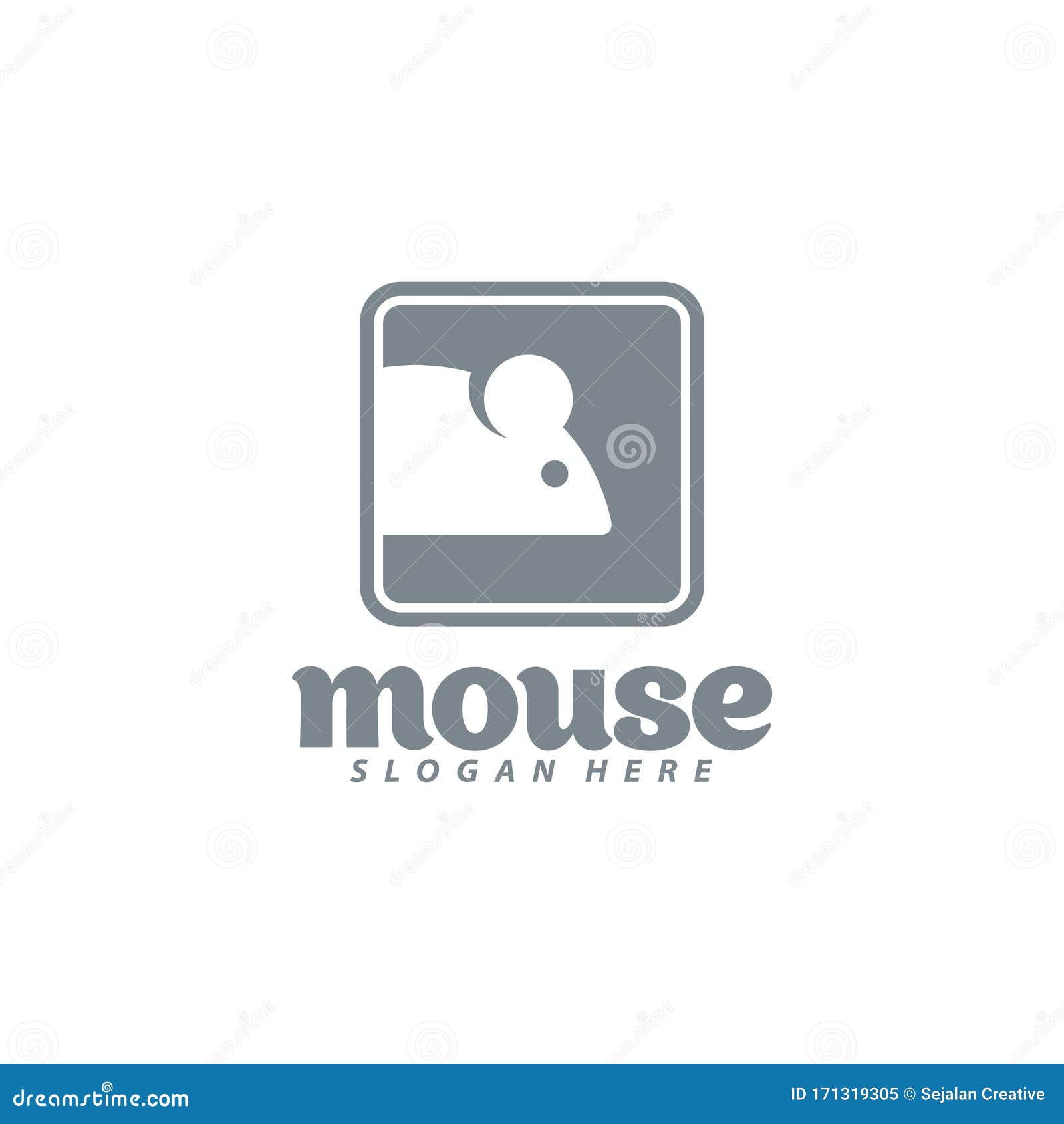 Mouse logo vector stock vector. Illustration of isolated - 171319305