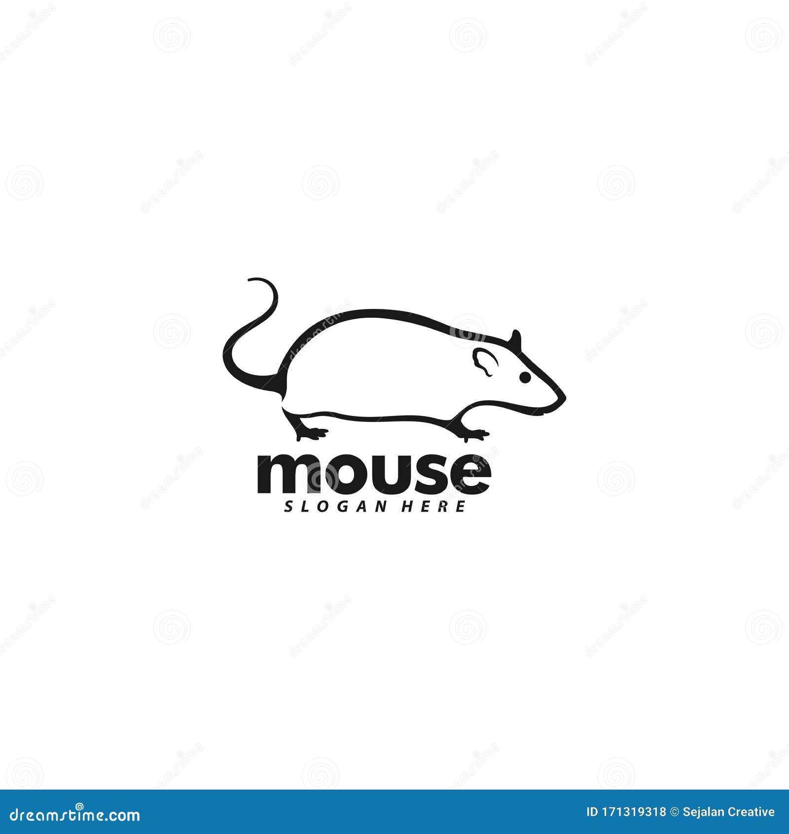 Mouse logo vector stock vector. Illustration of computer - 171319318