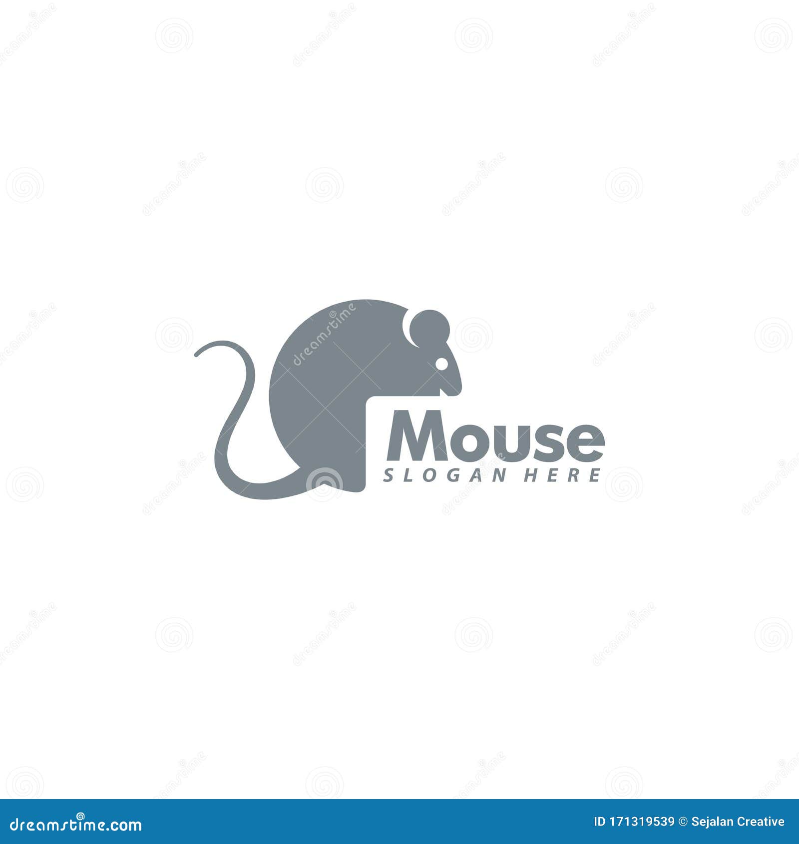 Mouse logo vector stock vector. Illustration of cute - 171319539