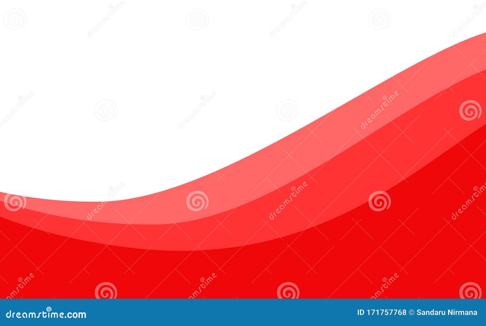 Red Vector Template Abstract Background with Curves Lines for Flyer ...