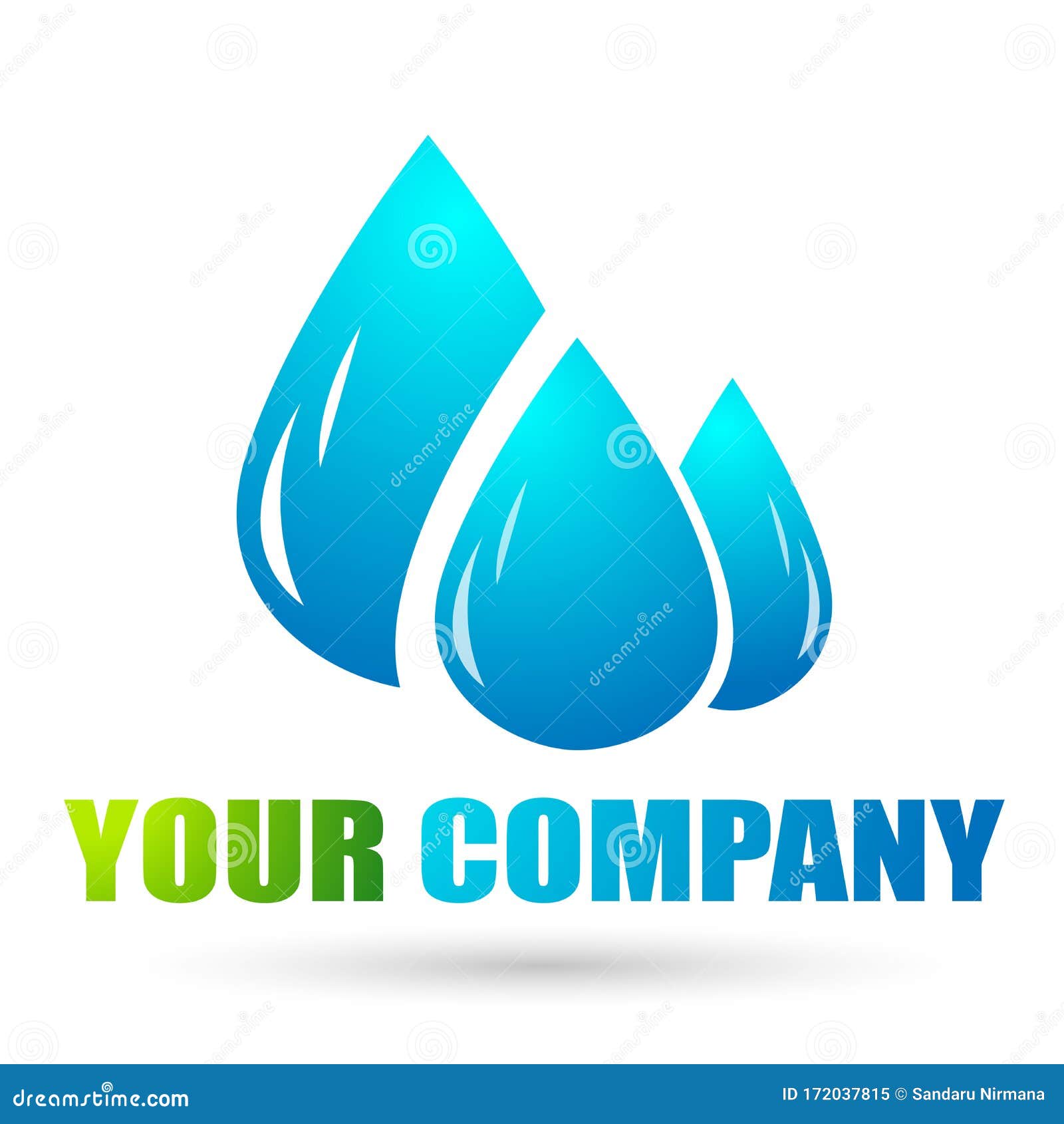 Globe Water Drop Save Logo Concept of Water Drop with World Save Earth ...