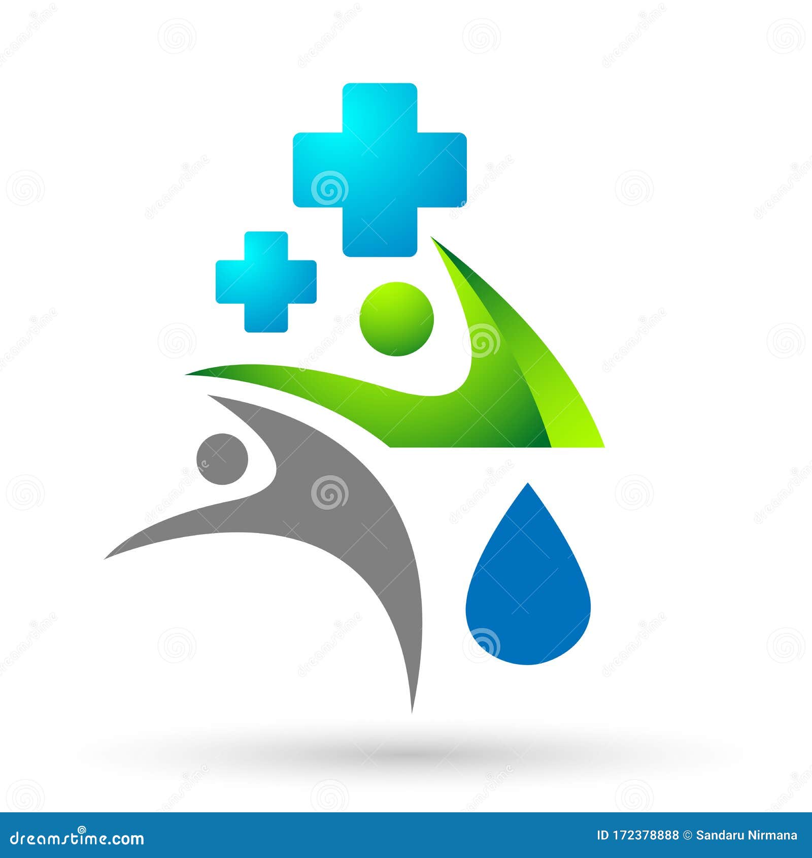 Globe Water Drop Save Logo Concept of Water Drop with World Save Earth ...