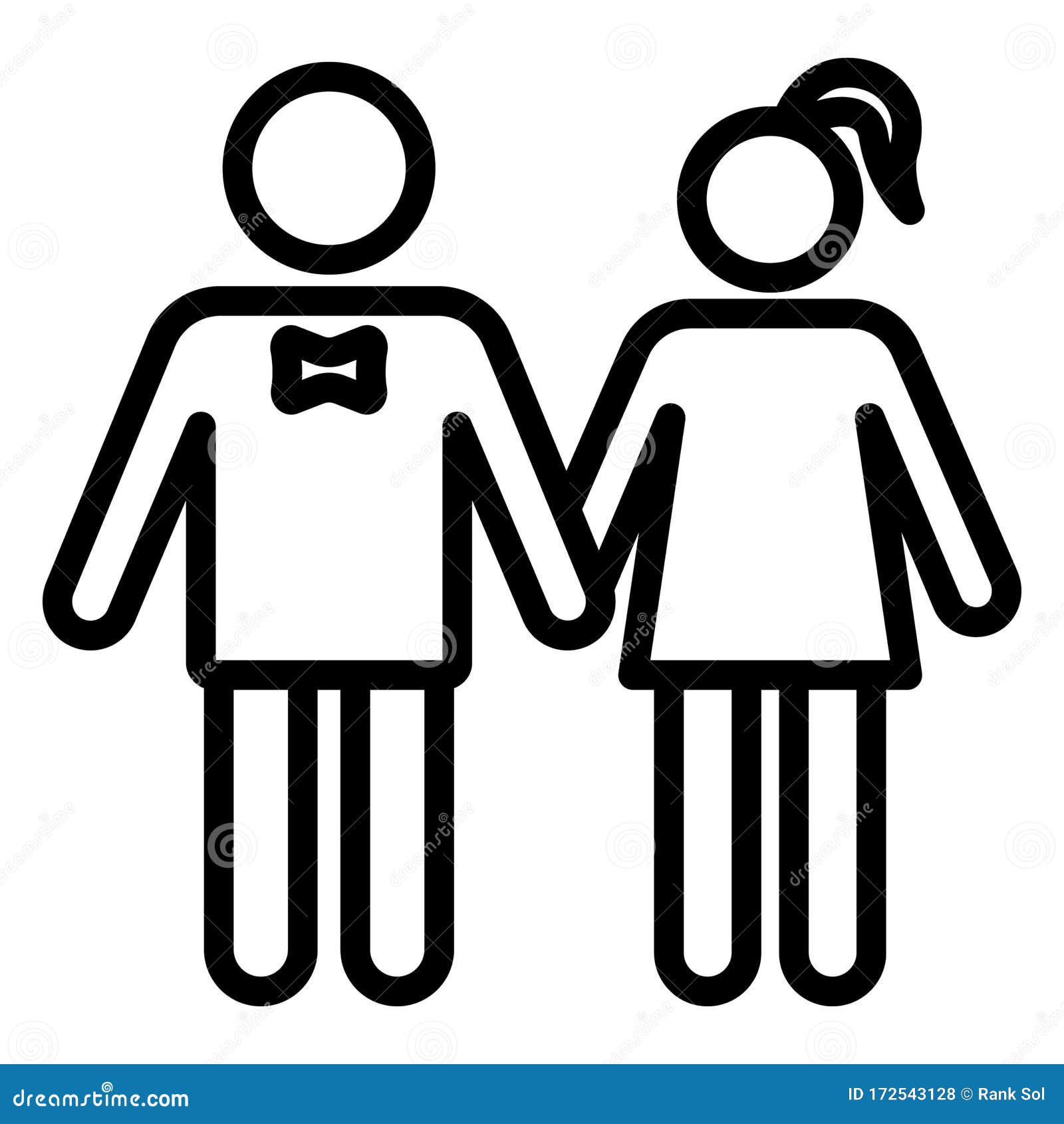 Classmates Icon. Detailed Set Of Friendship Icons. Premium Quality ...