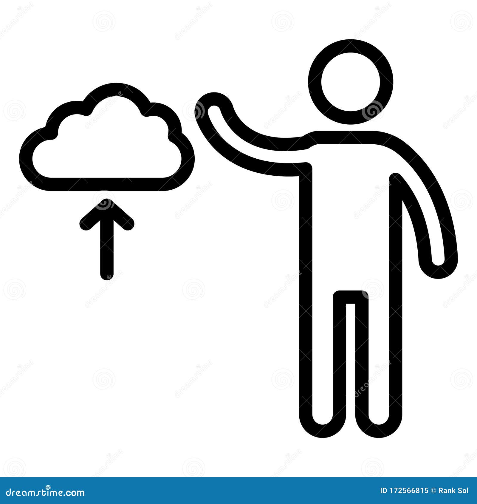 Entrepreneur Isolated Coloring Page For Kids Vector Illustration ...