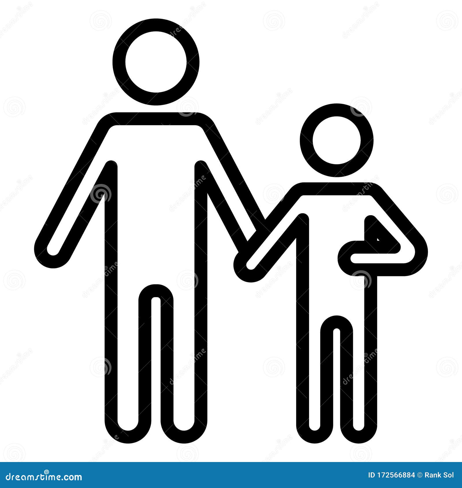 Basic RGB Aide, Assistant Isolated Vector Icon Which Can Easily Modify ...