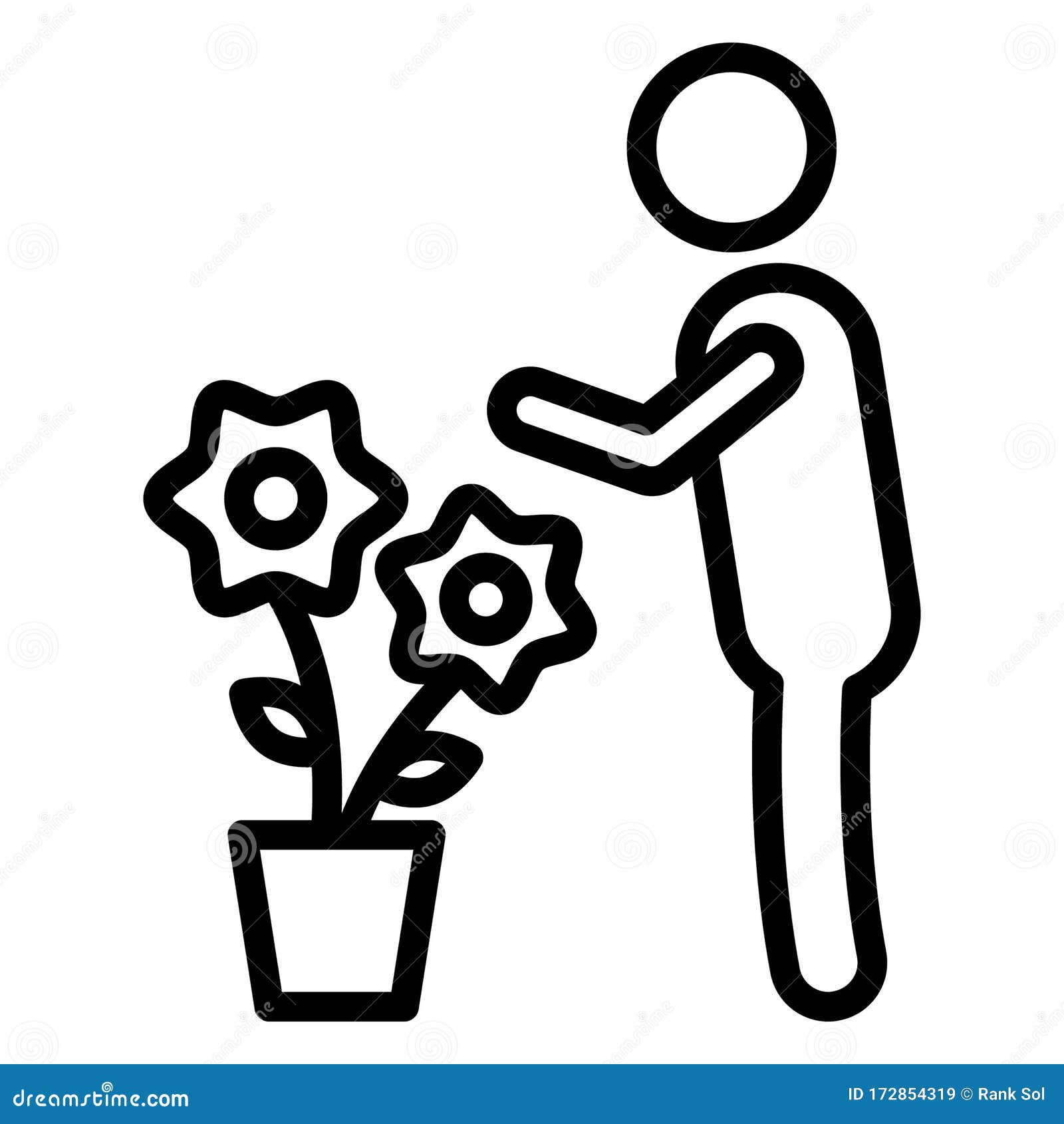 Basic RGB Gardener, Greenkeeper Isolated Vector Icon Which Can Easily ...