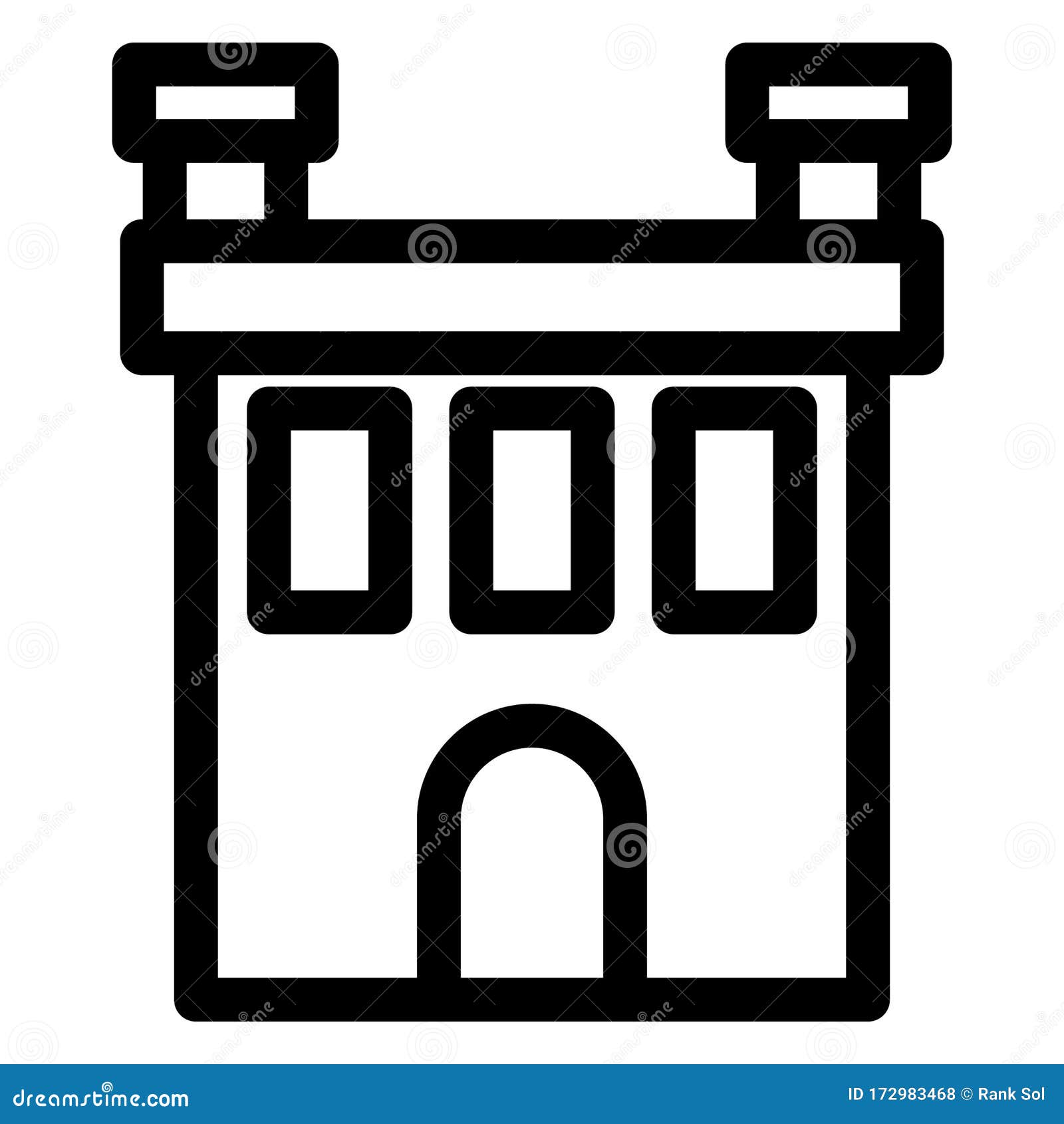 Basic RGB Arrest, Confinement Vector Icon Which Can Easily Modify or ...