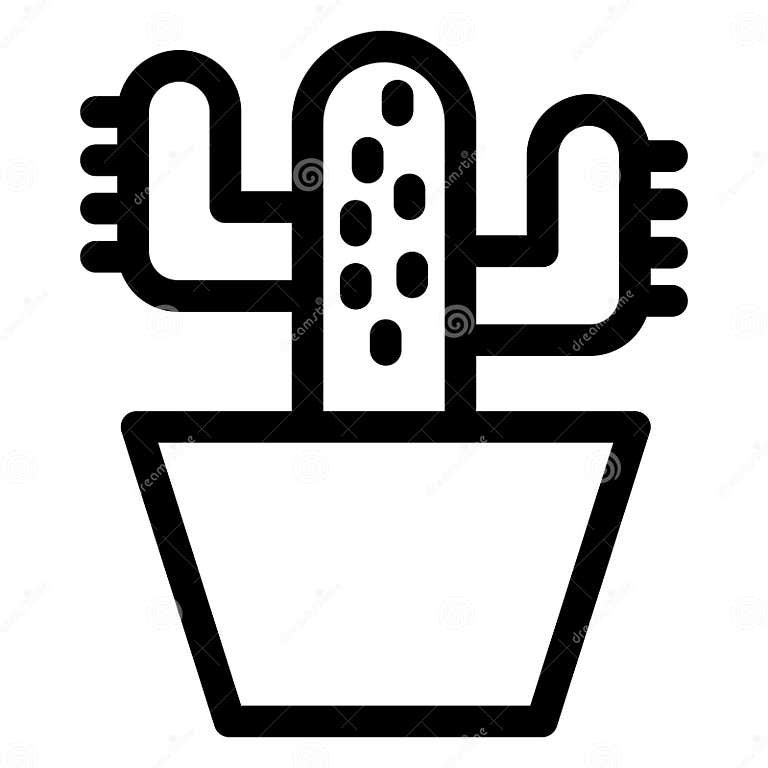 Basic RGB Cacti, Cacto Vector Icon Which Can Easily Modify or Edit ...