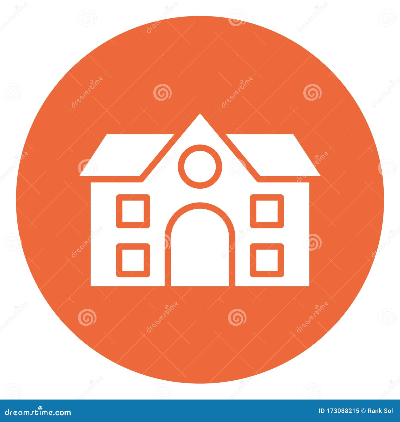 Basic RGB Atheneum, Bibliotheca Vector Icon Which Can Easily Modify or ...