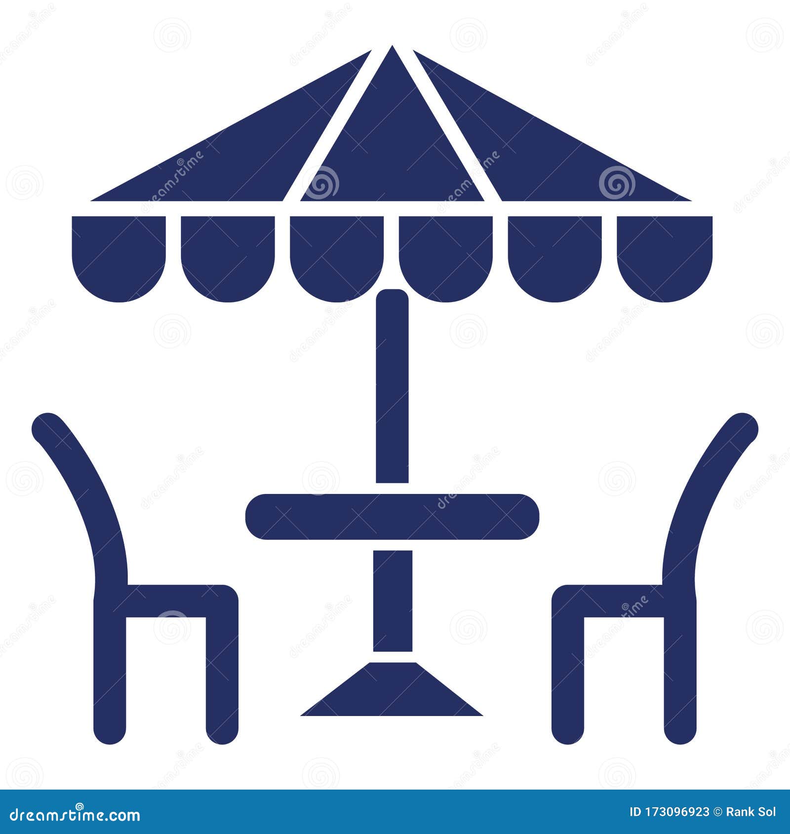 Basic RGB Courtyard, Outdoor Vector Icon Which Can Easily Modify or ...