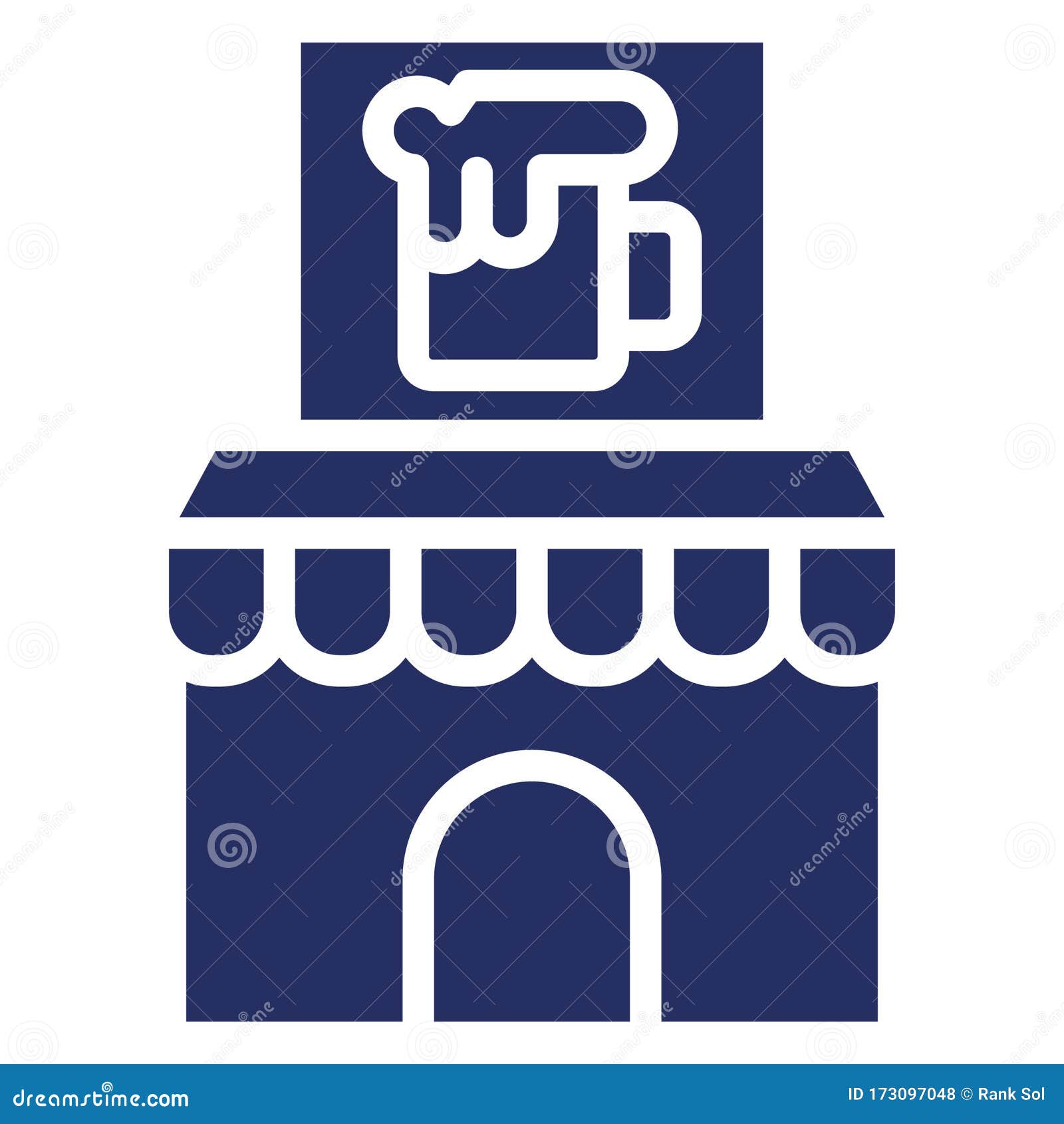 Basic RGB Bar Club, Wine Club Vector Icon Which Can Easily Modify or ...