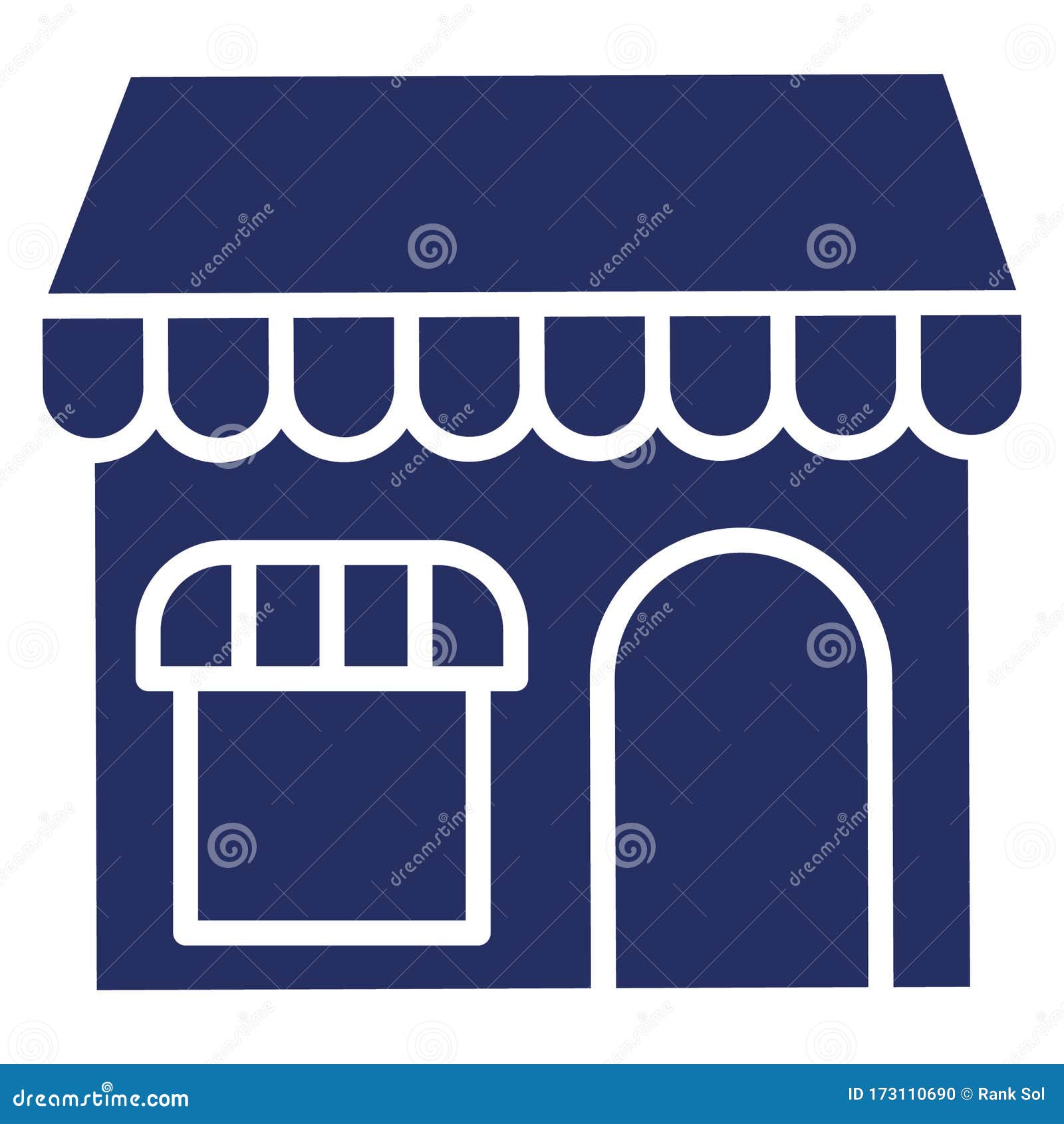 Basic RGB Shop, Marketplace Vector Icon Which Can Easily Modify or Edit ...