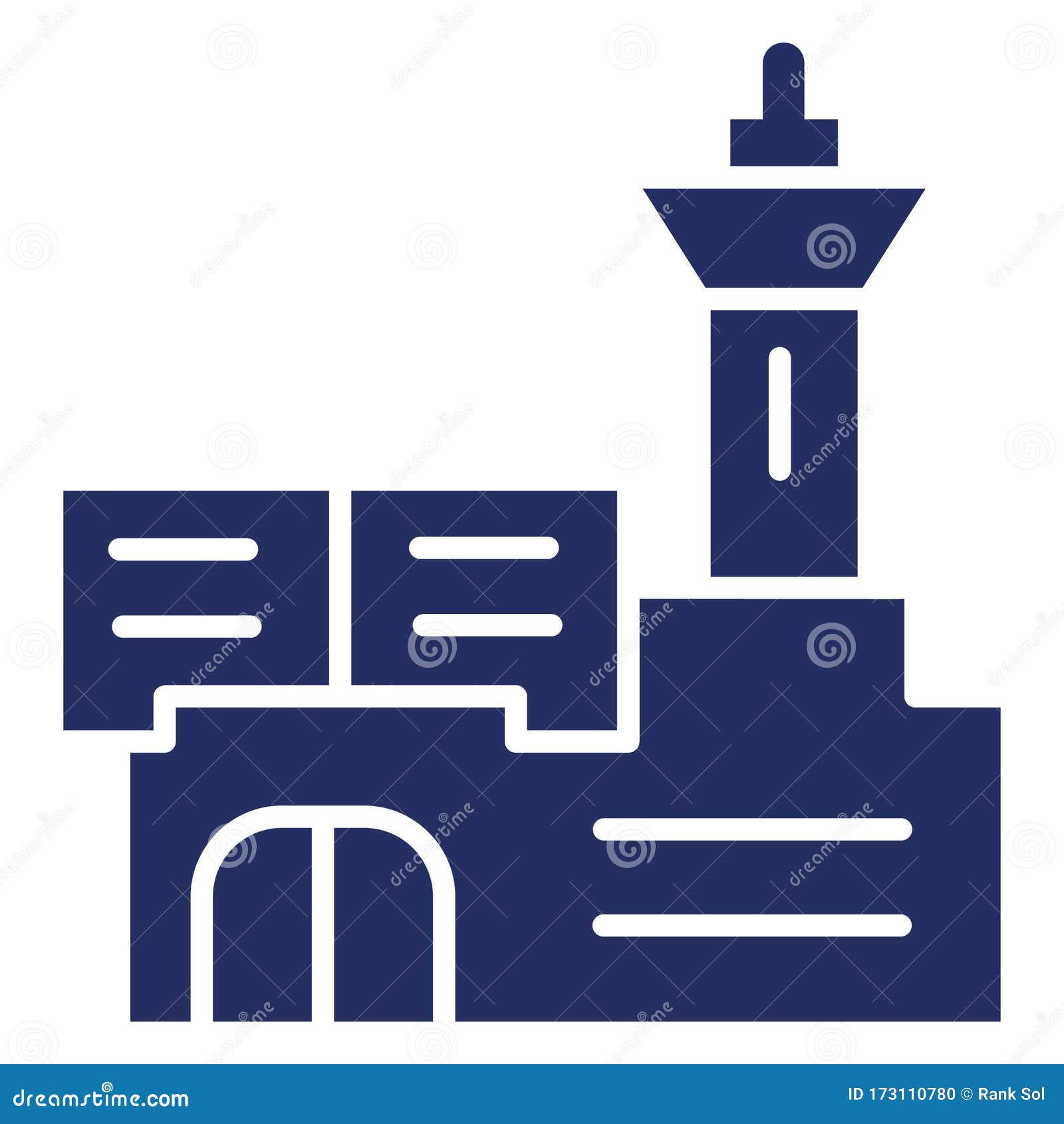 Basic RGB Airfield, Airport Vector Icon Which Can Easily Modify or Edit ...
