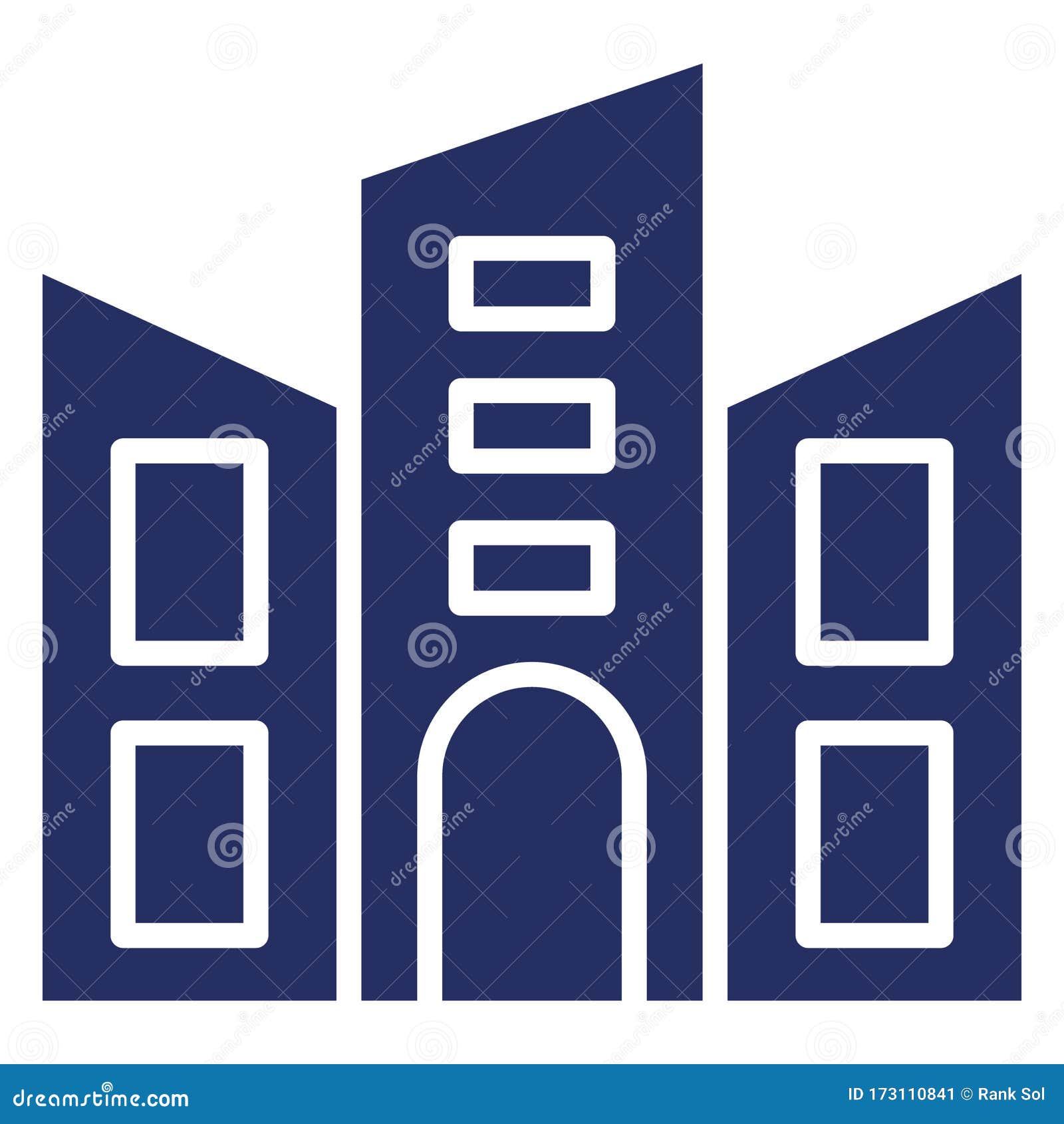 Basic RGB Building, Construction Vector Icon Which Can Easily Modify or ...