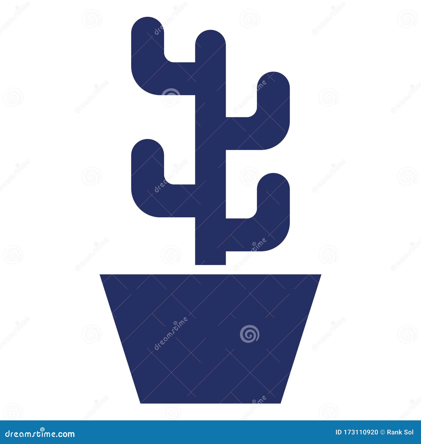 Basic RGB Cacti, Cacto Vector Icon Which Can Easily Modify or Edit ...