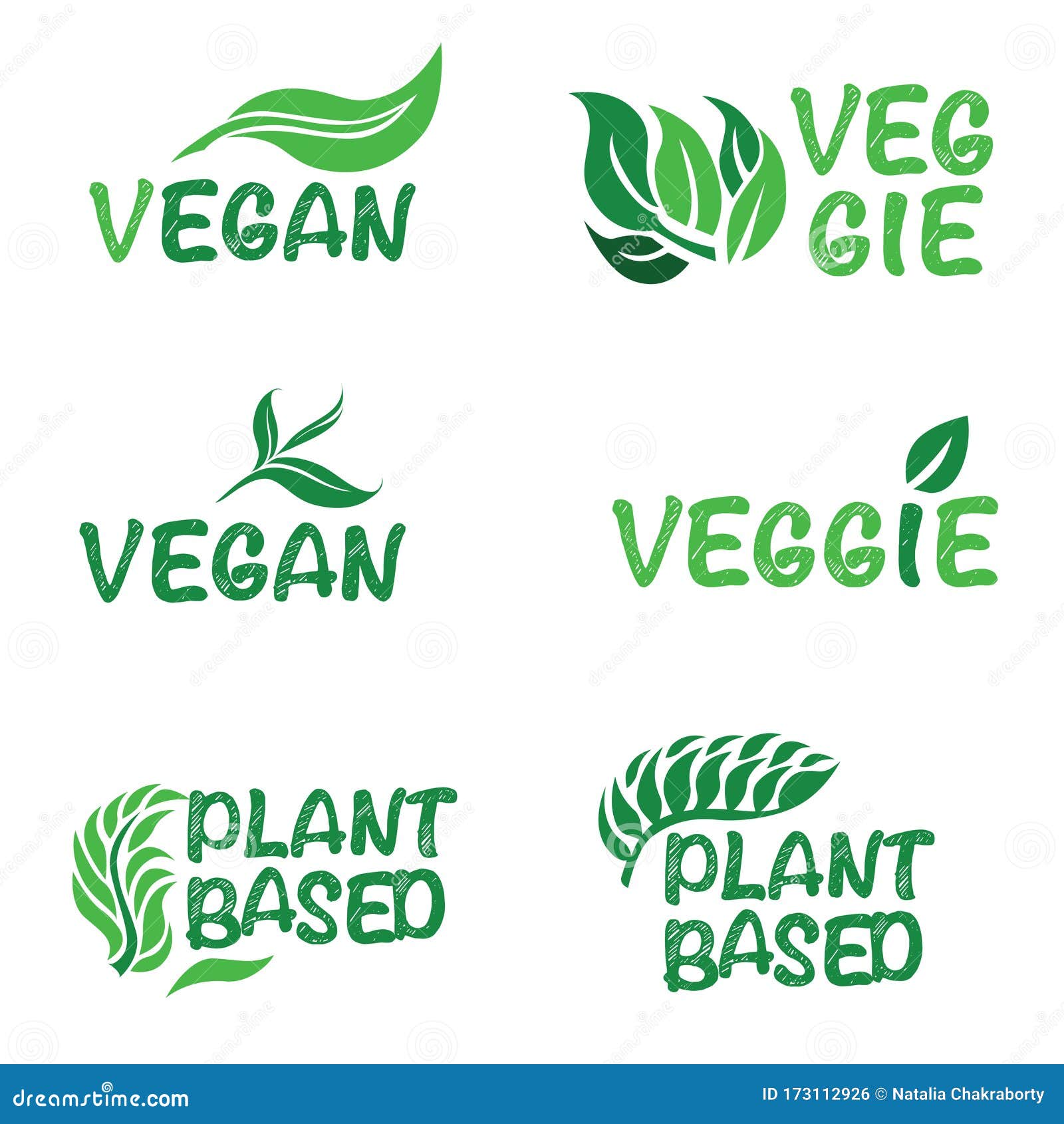 Set of green icons stock vector. Illustration of calligraphy - 173112926