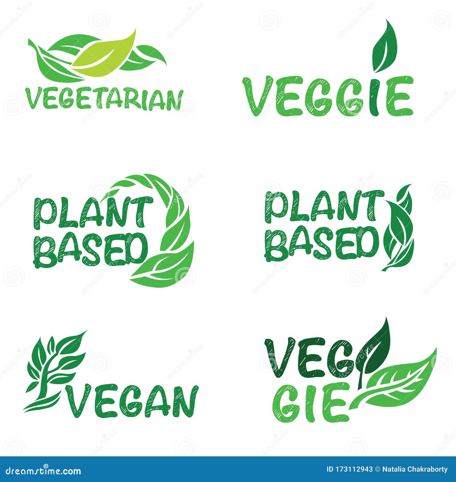 Set of green icons stock vector. Illustration of sign - 173112943