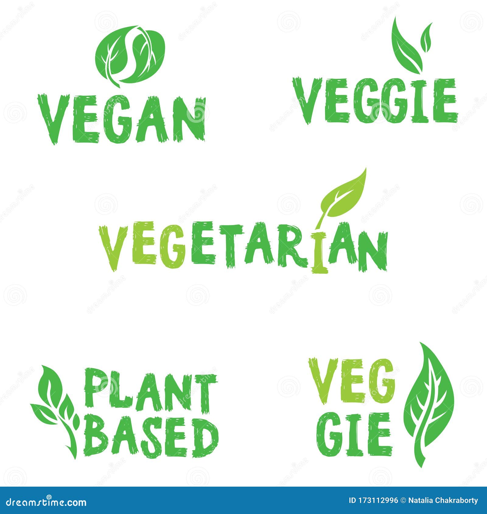 Set of green icons stock vector. Illustration of label - 173112996