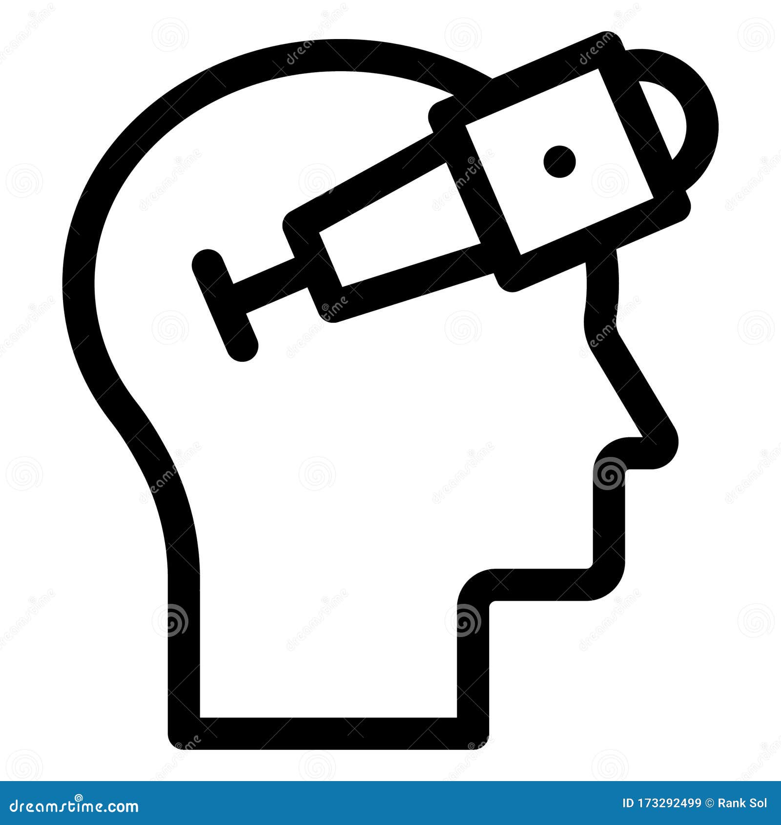 Discovery, Future Vision, Line Vector Icon Which Can Easily Modify or ...