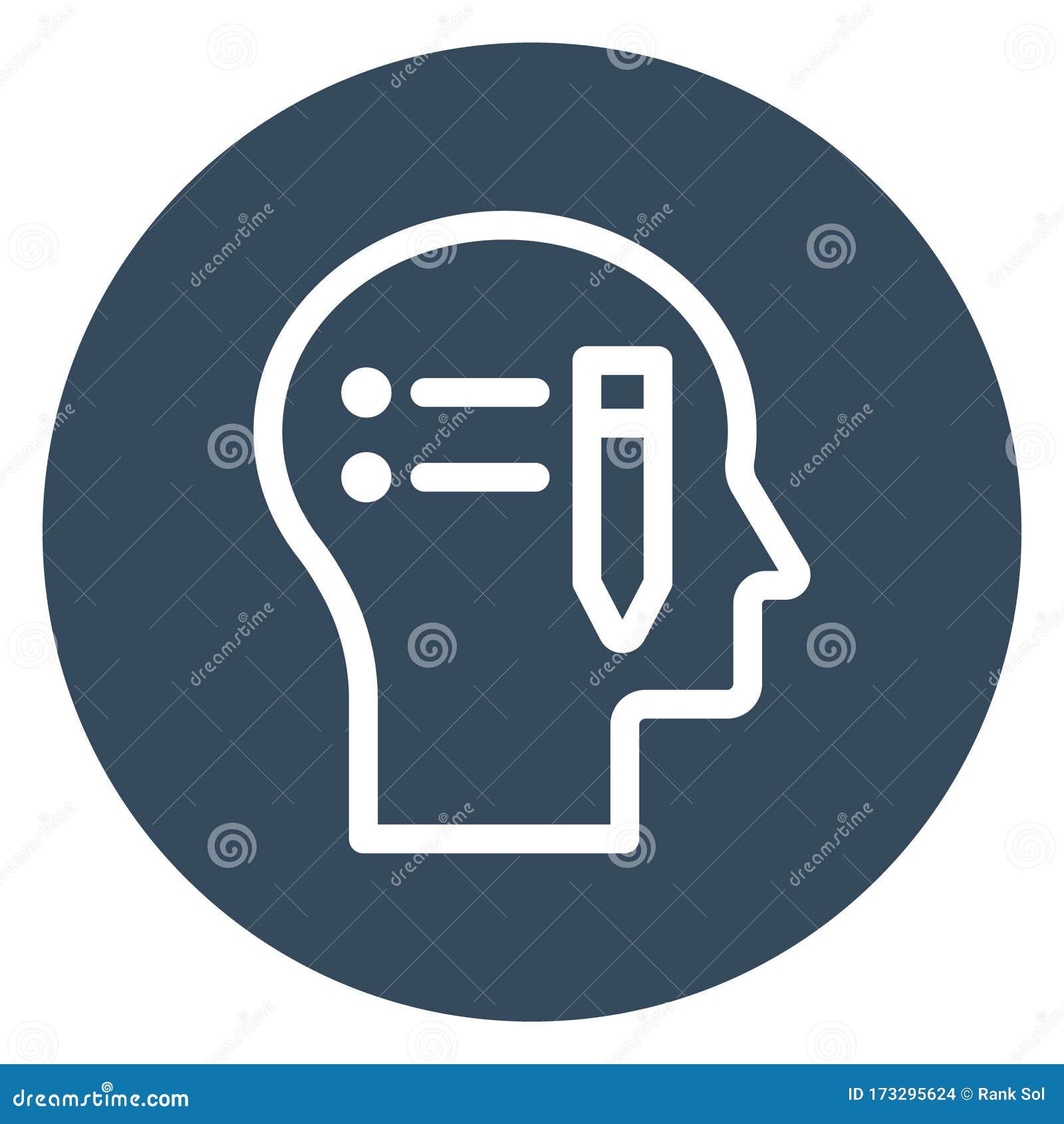 Conceptual Learning, Creative Learning, Line Vector Icon Which Can ...