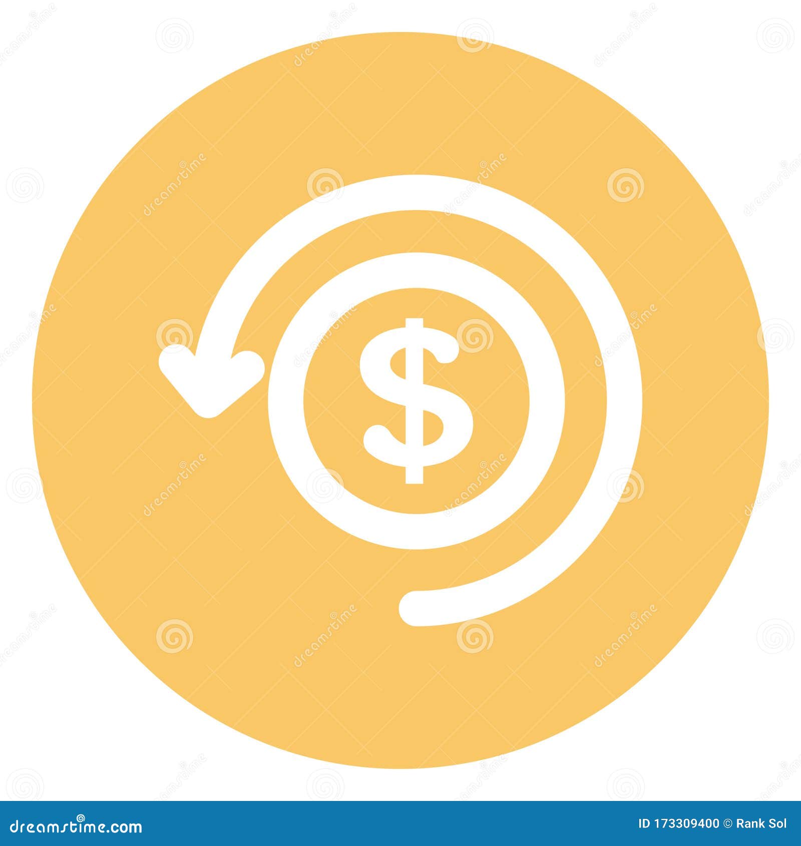 Cash, Flow Bold Line Vector Icon Which Can Easily Modify or Edit Stock ...