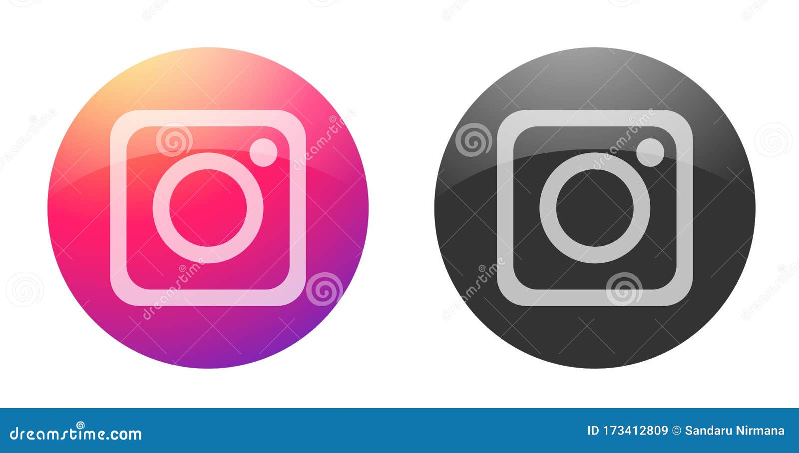 New Instagram Camera Logo Icon Vector with Modern Gradient Design ...