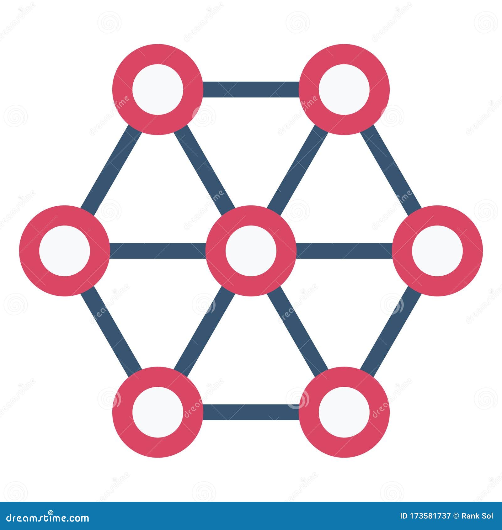 Networking Color Vector Icon Which Can Easily Modify or Edit Stock ...