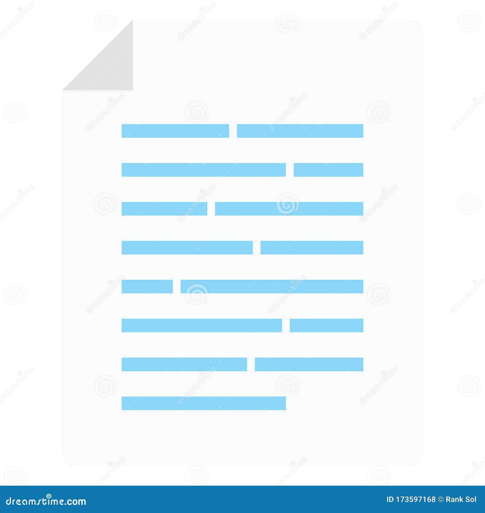 Text Document Color Vector Icon Which Can Easily Modify or Edit Stock ...