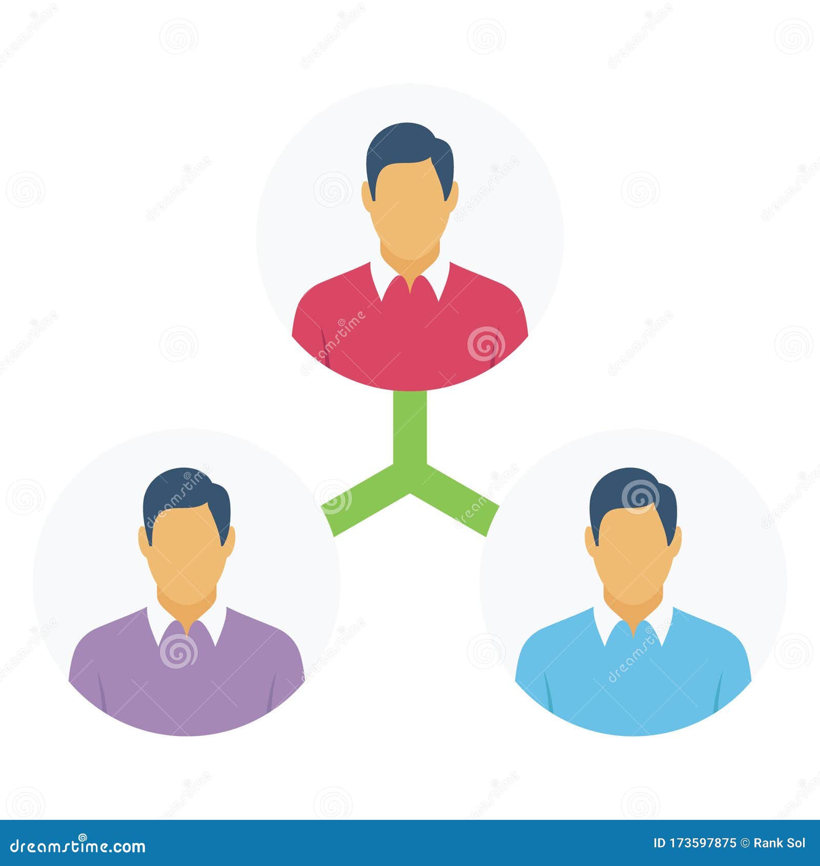 Team Color Vector Icon Which Can Easily Modify or Edit Stock Vector ...