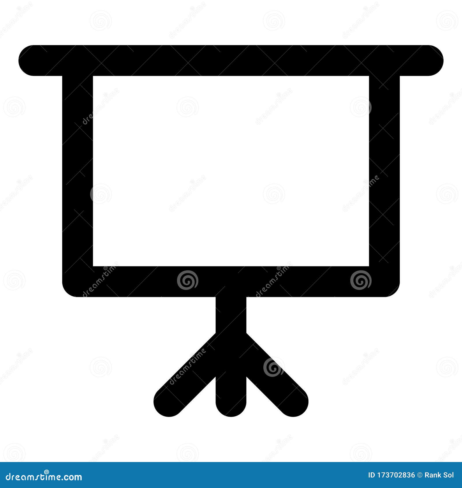 Art Board, Art Design BoardBold Outline Vector Icon Which Can Easily ...