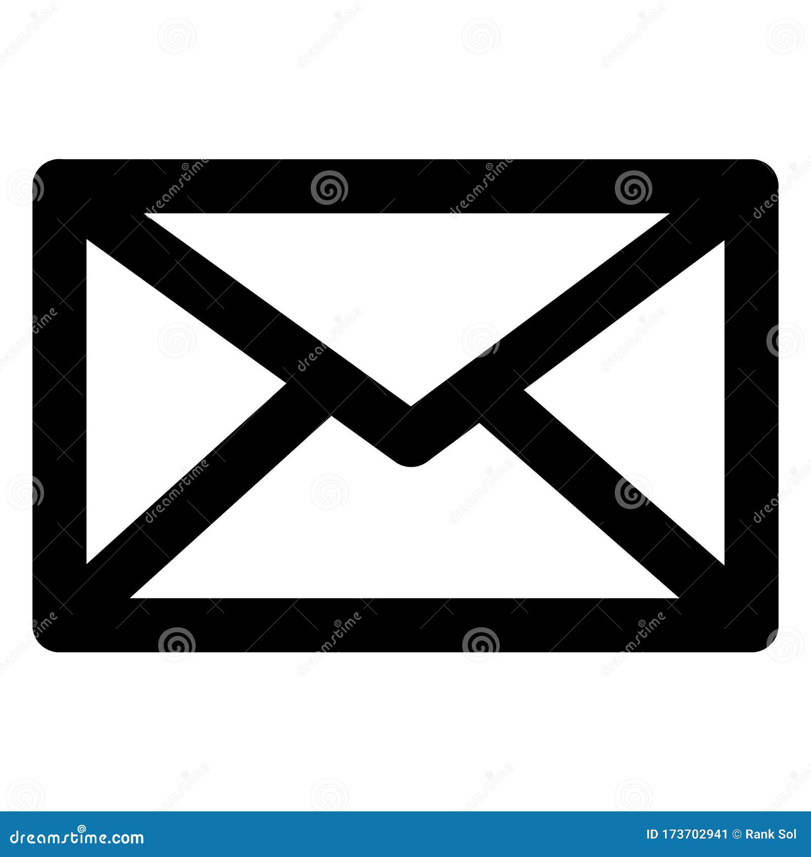 Bold Envelope Vector Icon Stock Illustrations – 225 Bold Envelope ...