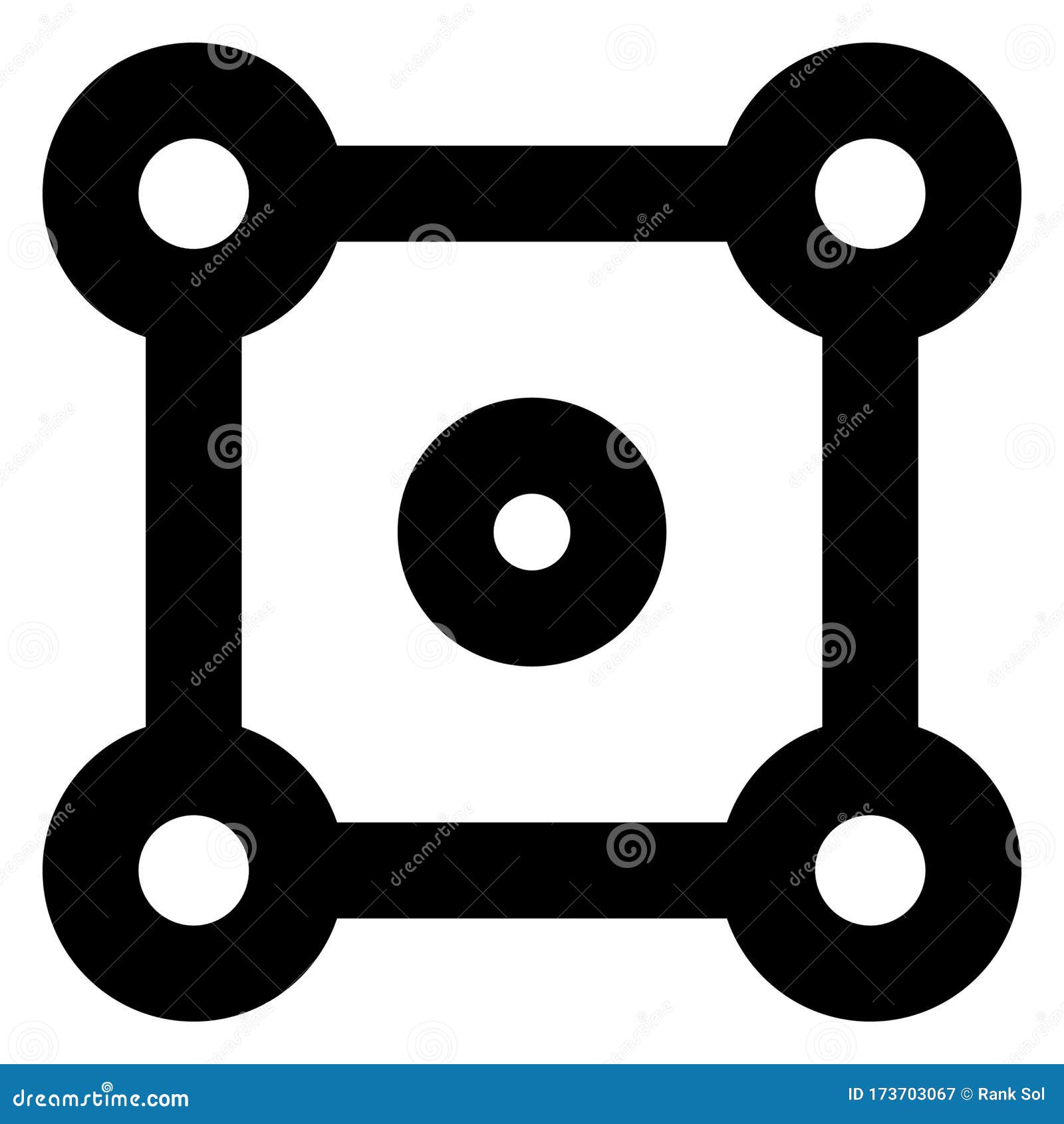 Anchor Bold Black Silhouette Icon. Nautical Equipment, Anchorage ...