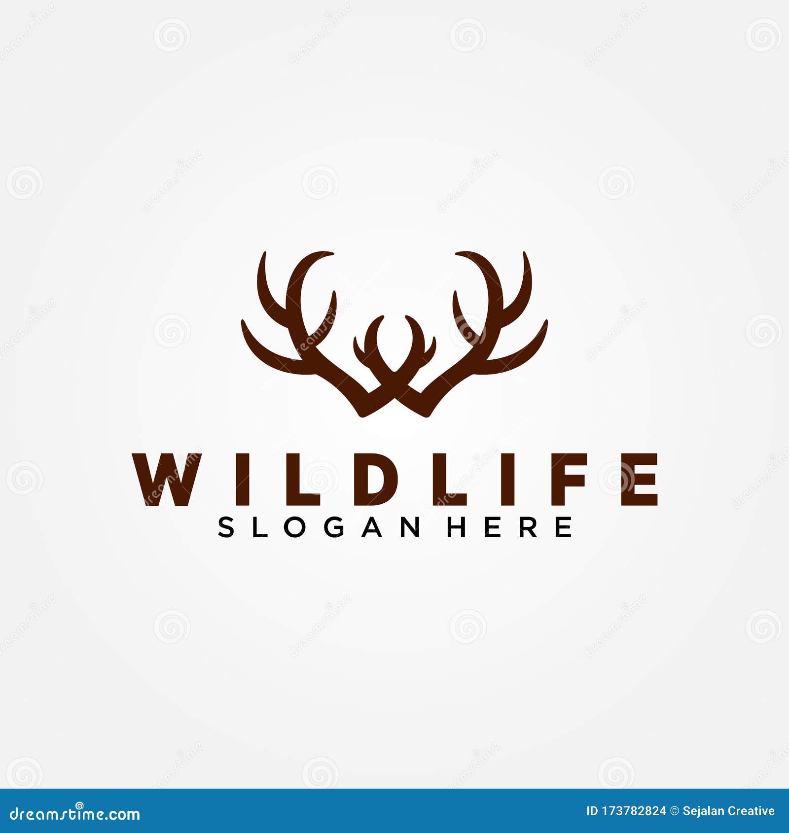 Wildlife Conservation Logo Vector Stock Vector - Illustration of card ...