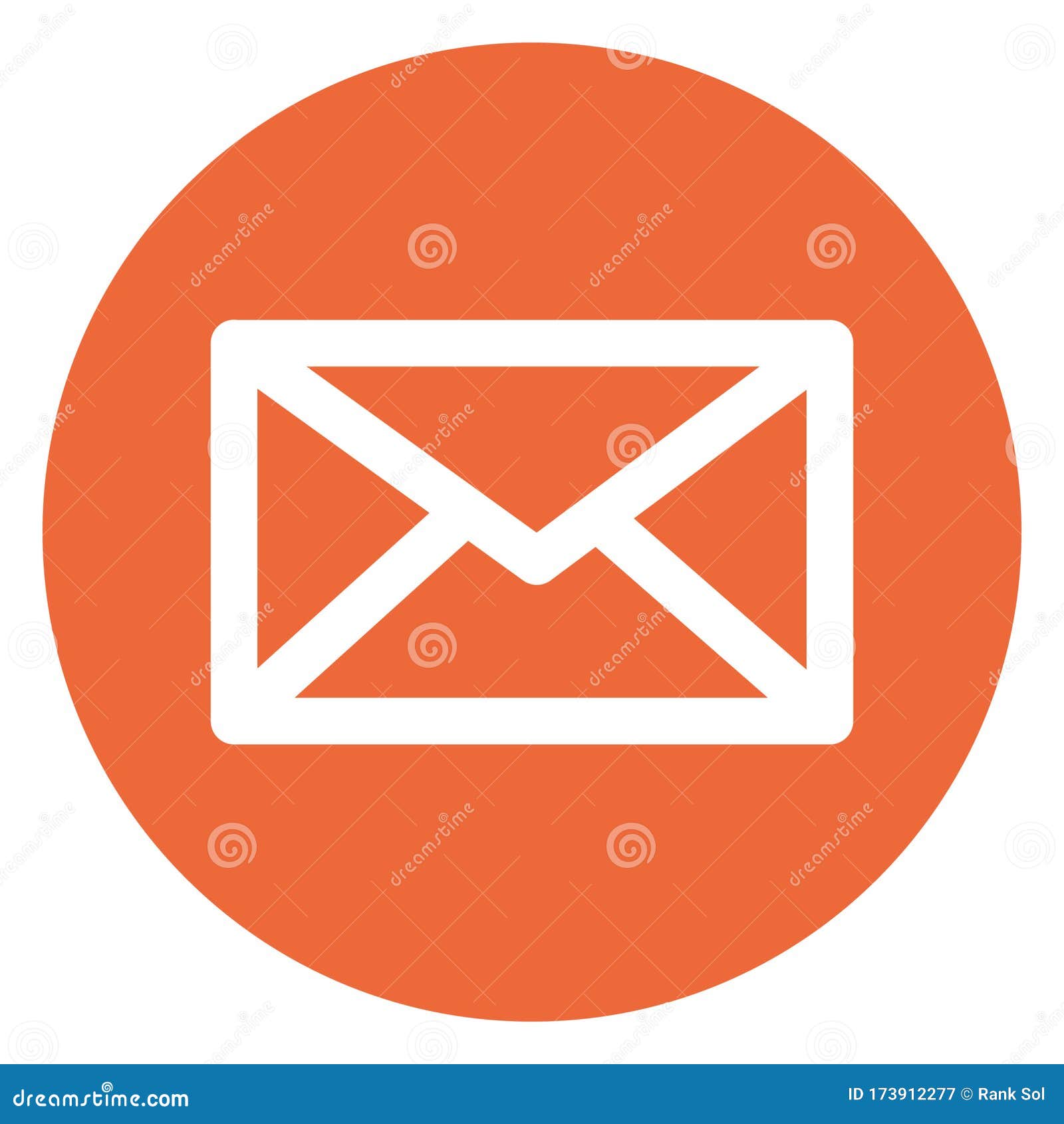 Email, Envelope Bold Outline Vector Icon Which Can Easily Modified or ...