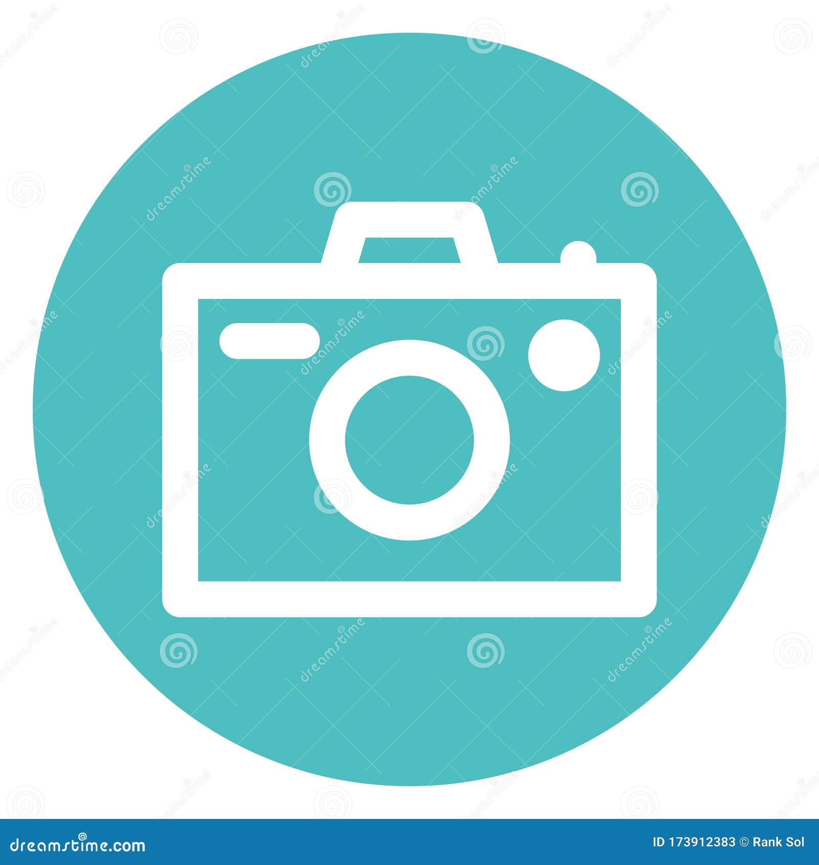 Camera, Digital Camera Bold Outline Vector Icon Which Can Easily ...