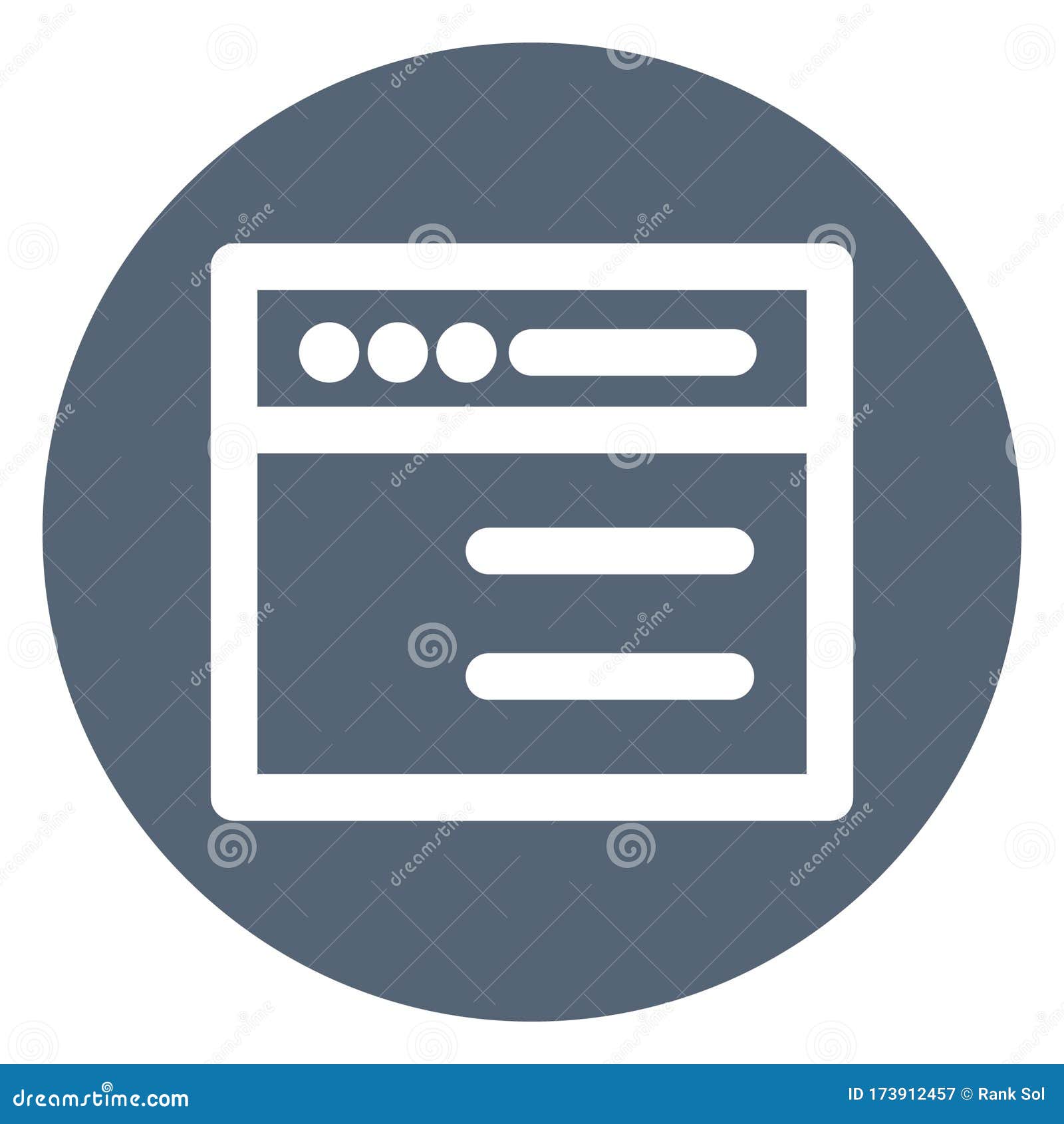Login Screen, Sign in Screen Bold Outline Vector Icon Which Can Easily ...