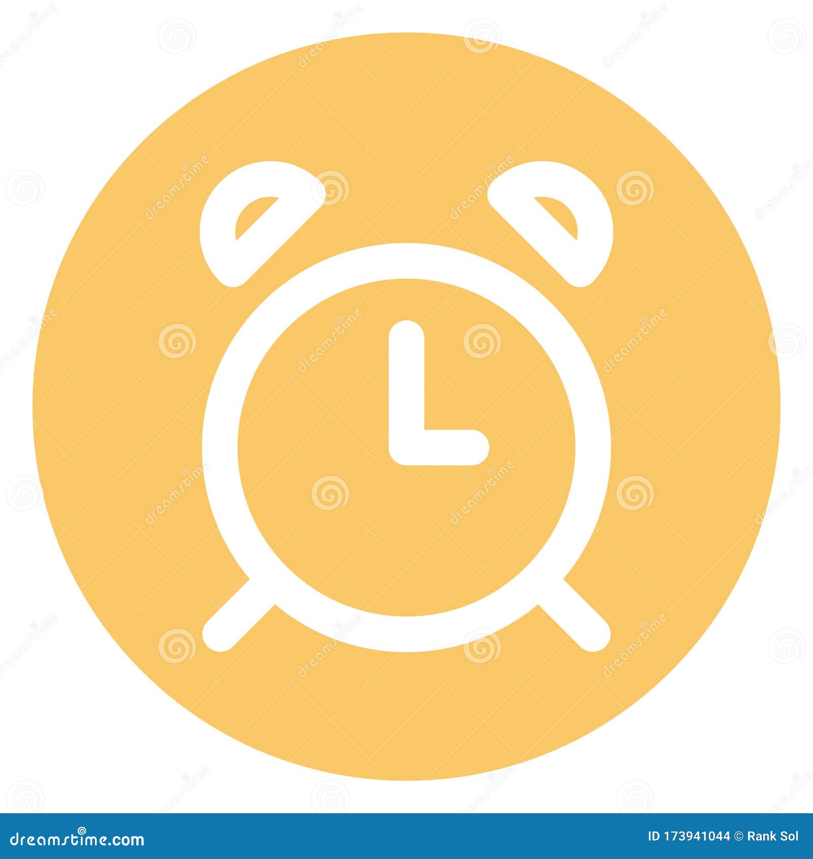 Alarm Clock, Vector Icon Which Can Easily Modified or Edited Alarm ...