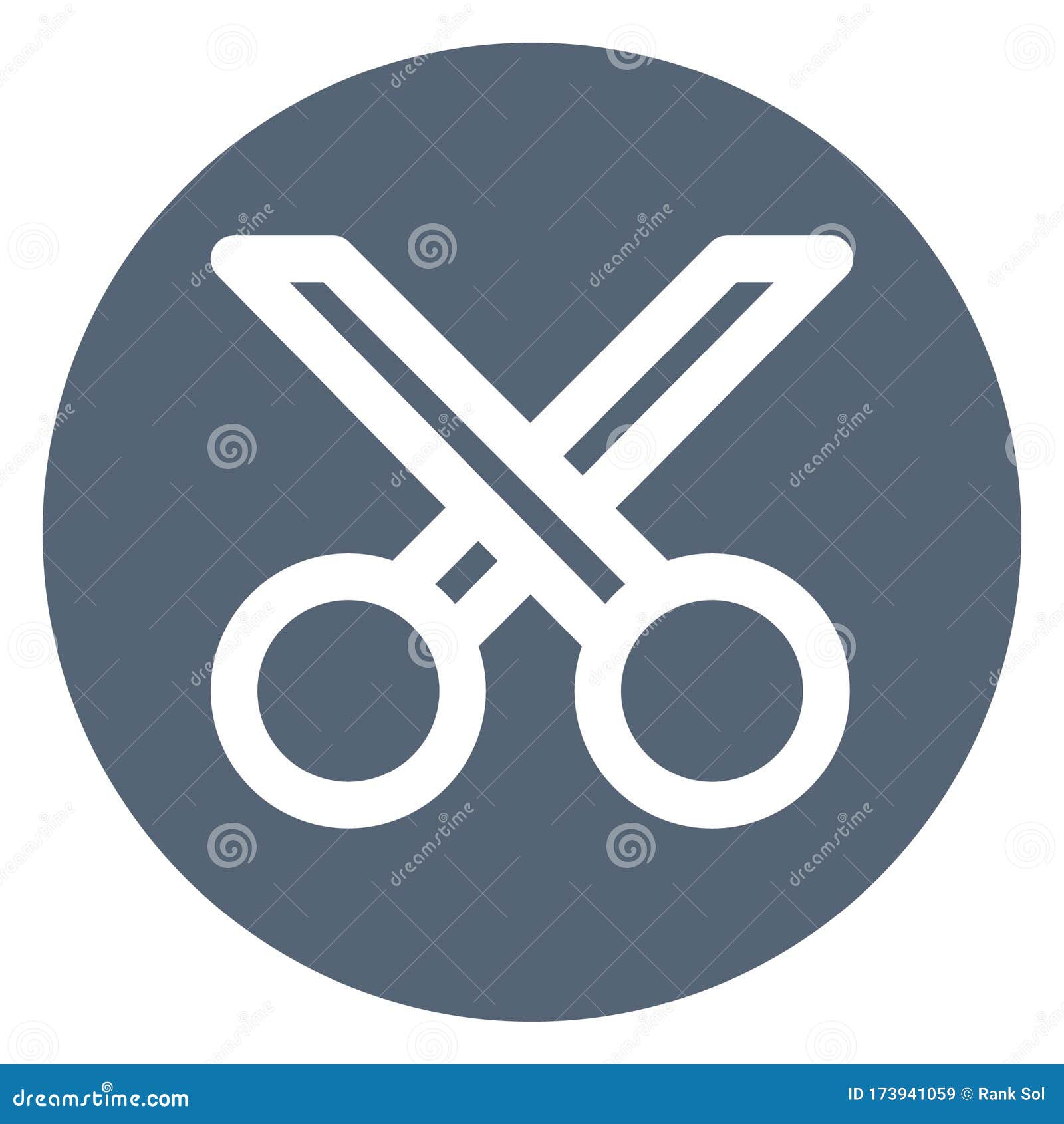 Cut, Cutting Tool Bold Outline Vector Icon Which Can Easily Modified or ...
