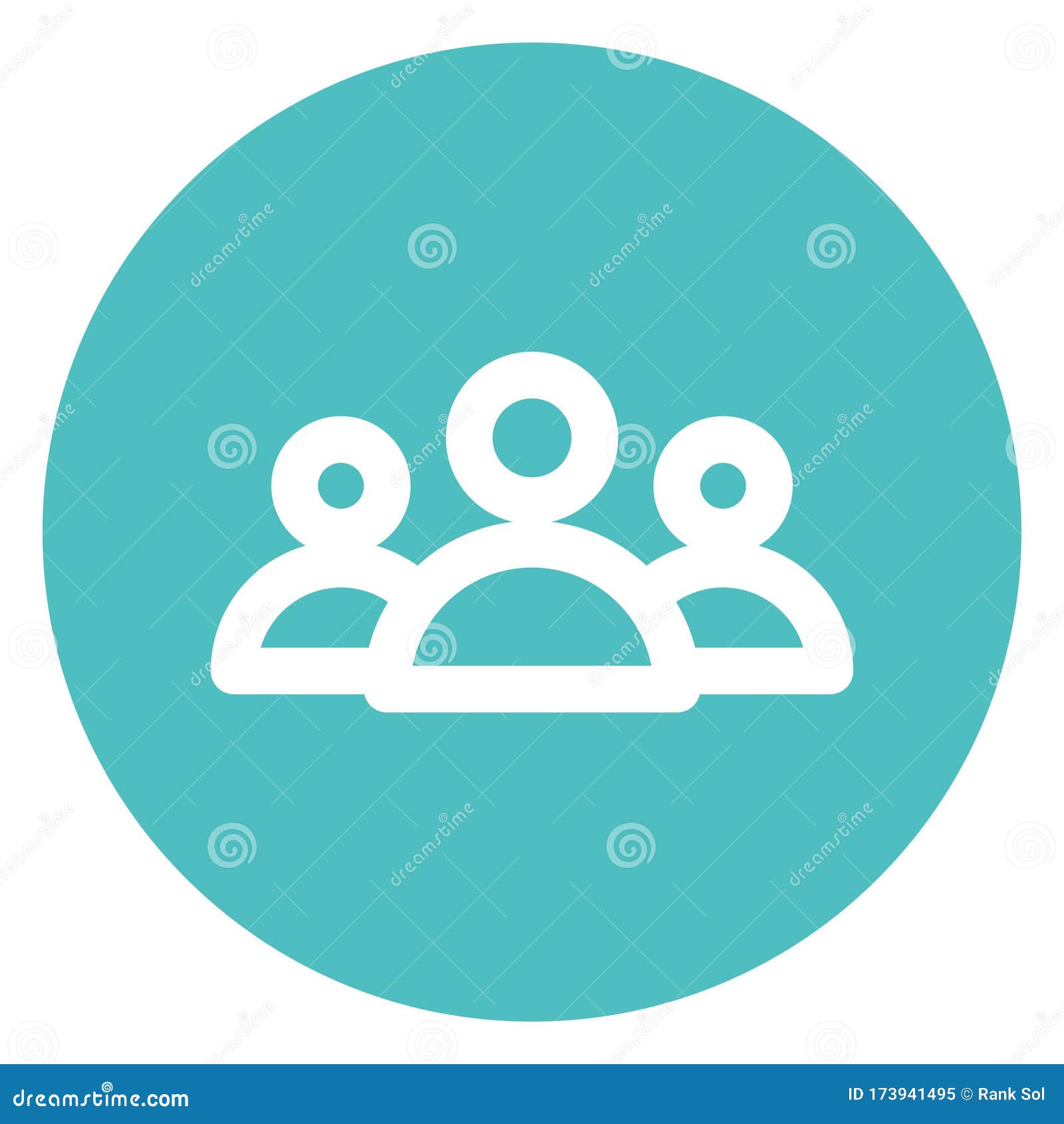 Clients, Communication Bold Outline Vector Icon Which Can Easily ...