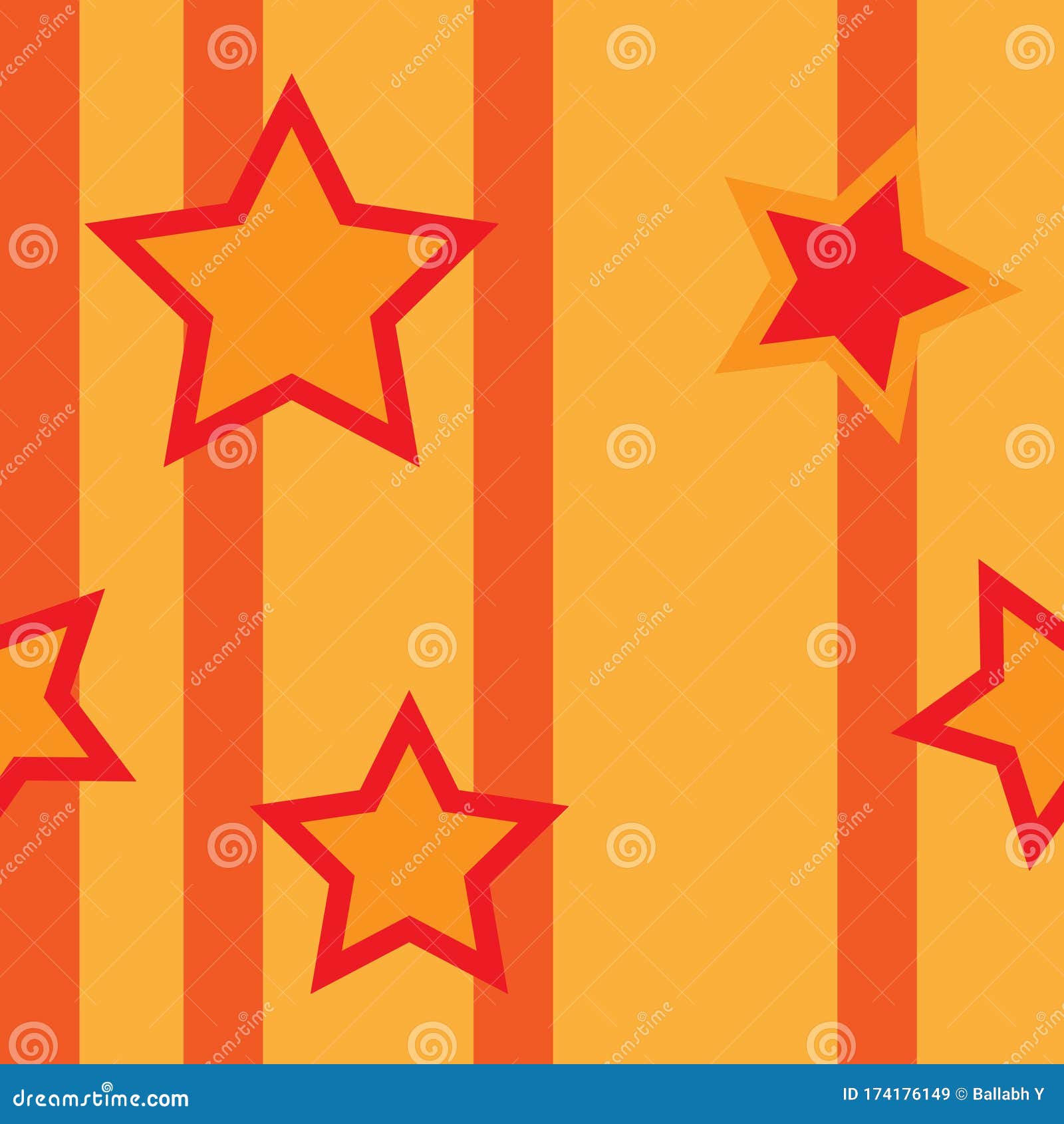 Star Pattern Seamless for Cloth Stock Illustration - Illustration of ...