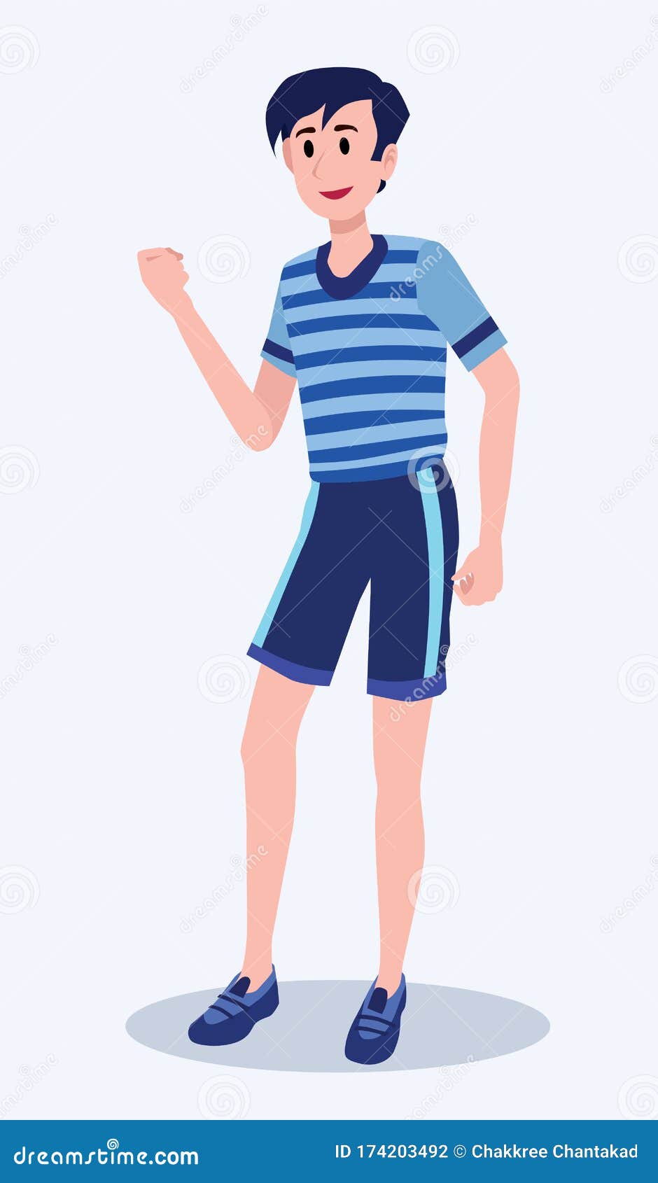 Fashionable Man. Cartoon Male Characters in Stylish Clothing Various ...