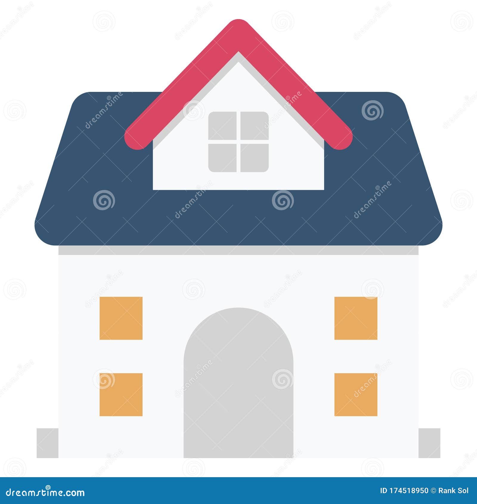 Home Color Vector Icon Which Can Easily Modify or Edit Stock Vector ...