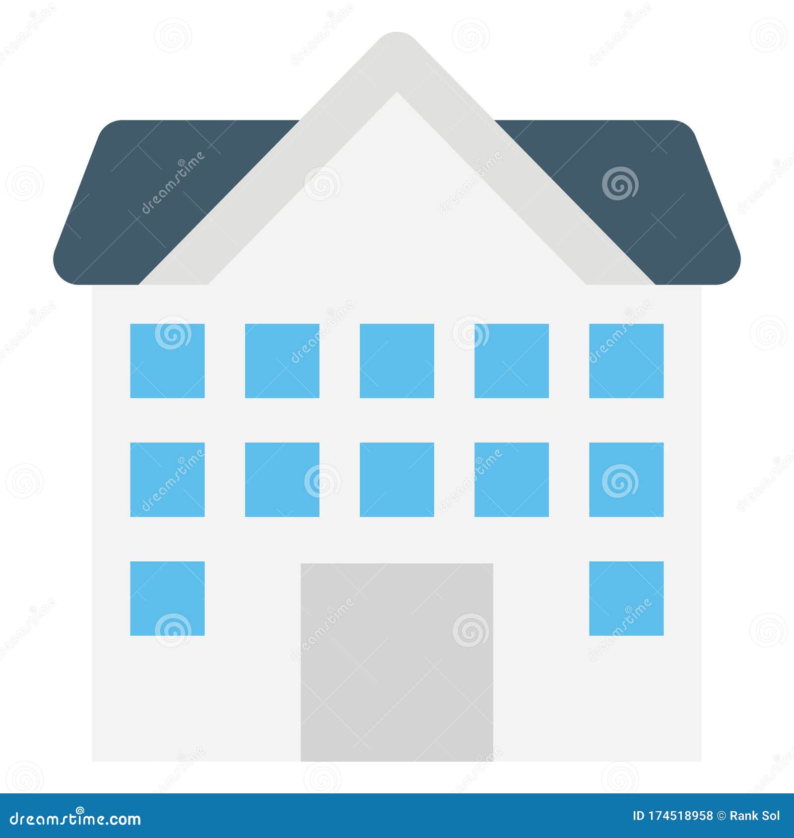 Hut Color Vector Icon Which Can Easily Modify or Edit Stock Vector ...