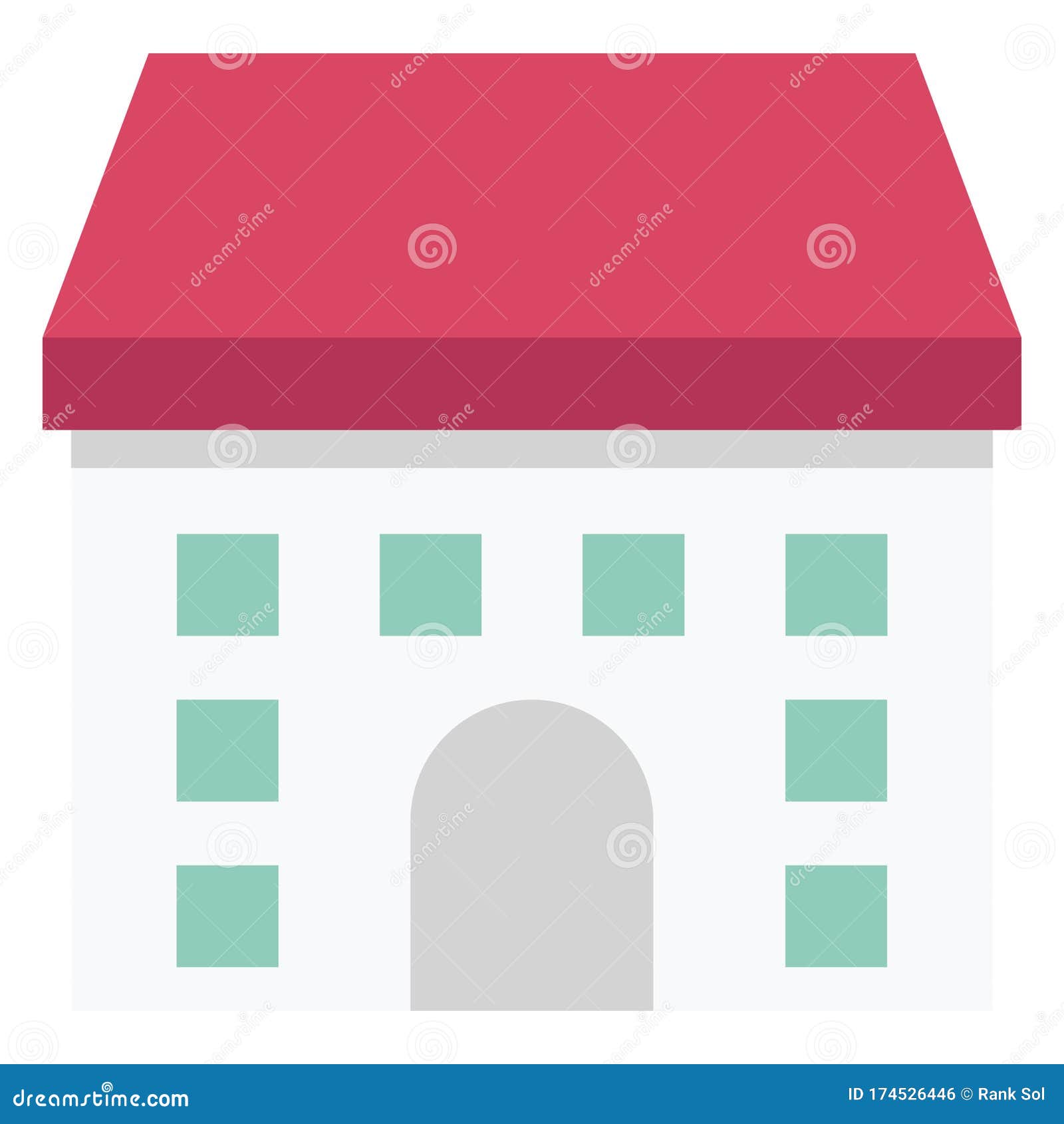 Shack Color Vector Icon Which Can Easily Modify or Edit Stock Vector ...